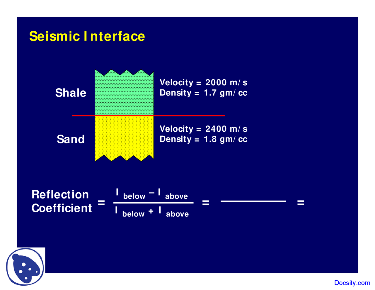 Seismic Interface Seismology Lecture Slides Docsity