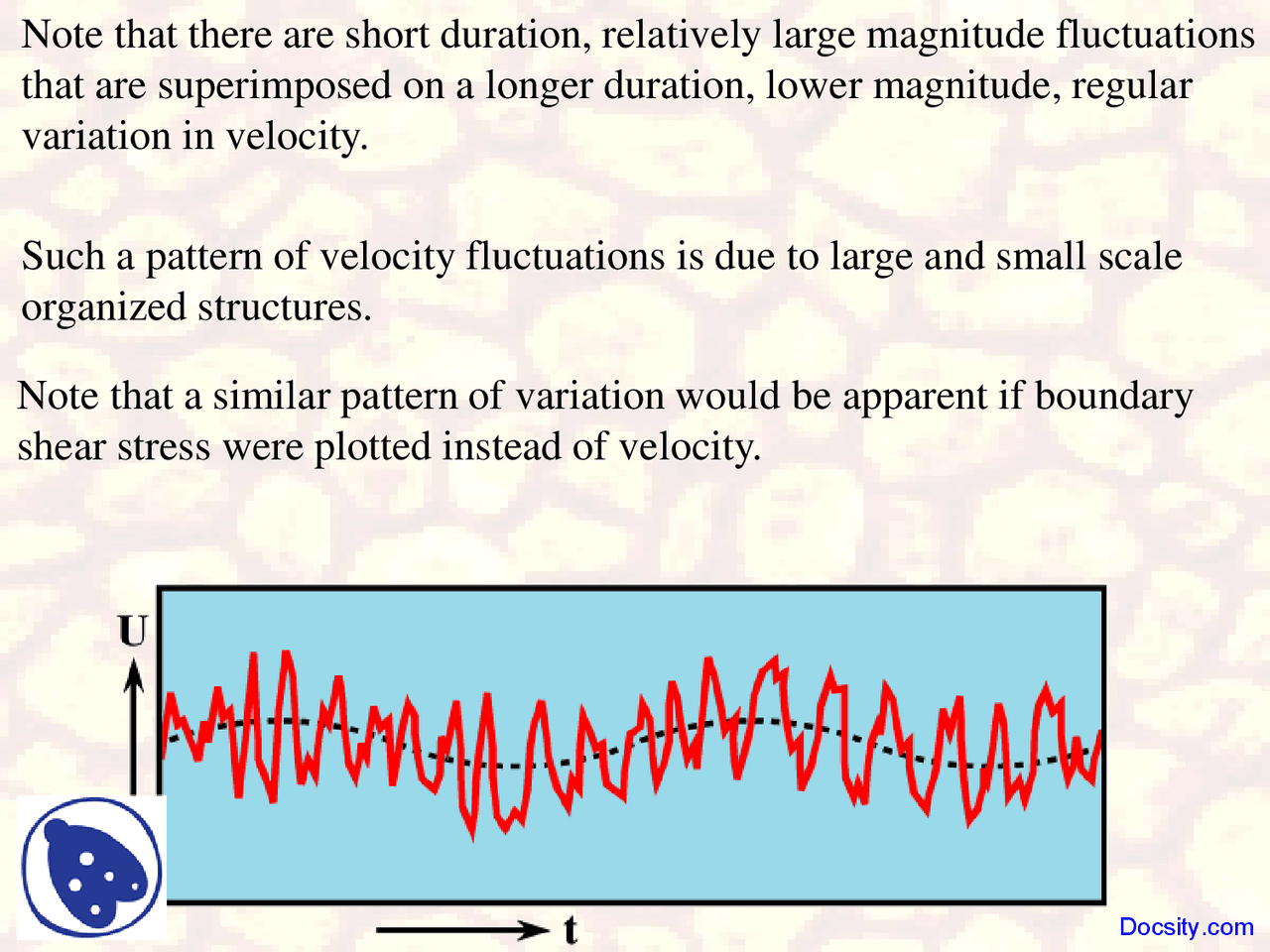 Velocity Fluctuations Sedimentology Lecture Slides Docsity
