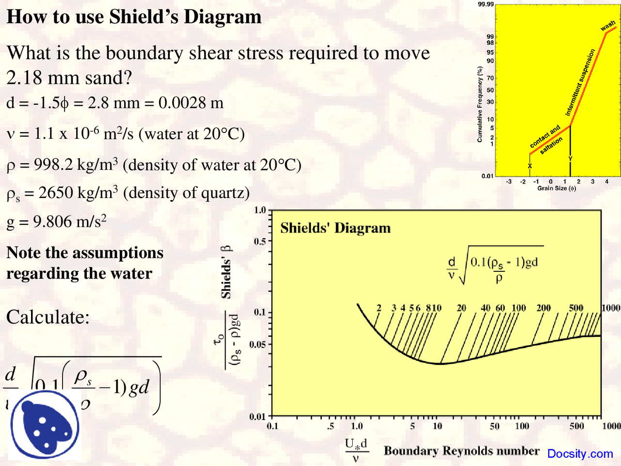 Suspension Sedimentology Lecture Slides Docsity