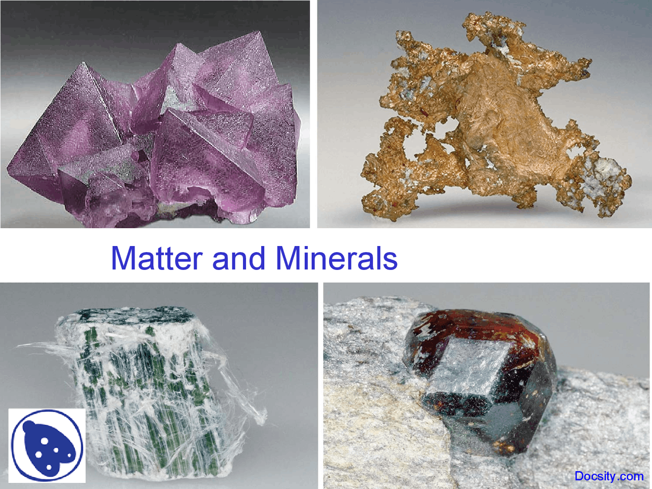 Matter And Minerals Mineral Deposits Lecture Slides Slides