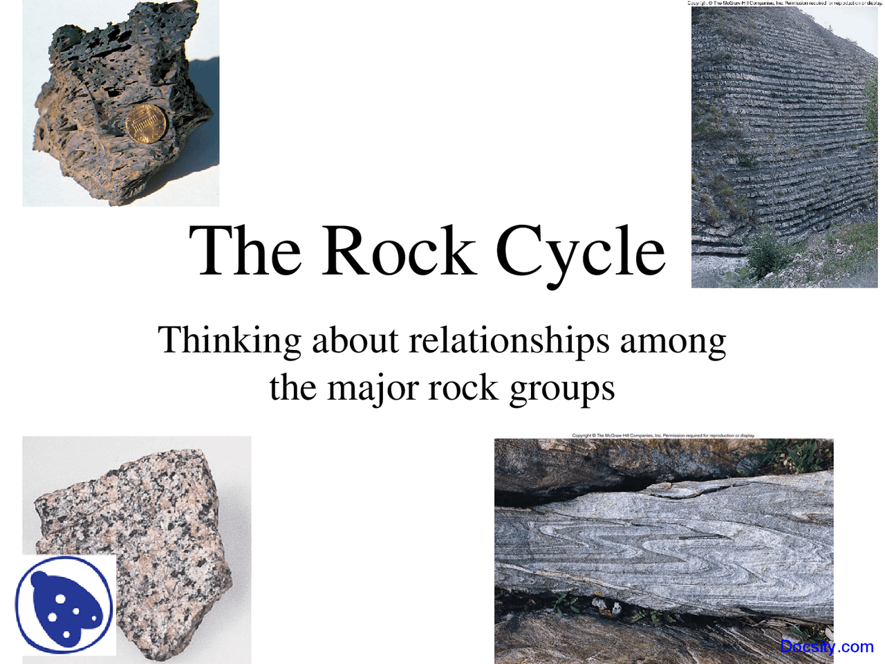Rock Cycspring Mineral Deposits Lecture Slides Docsity