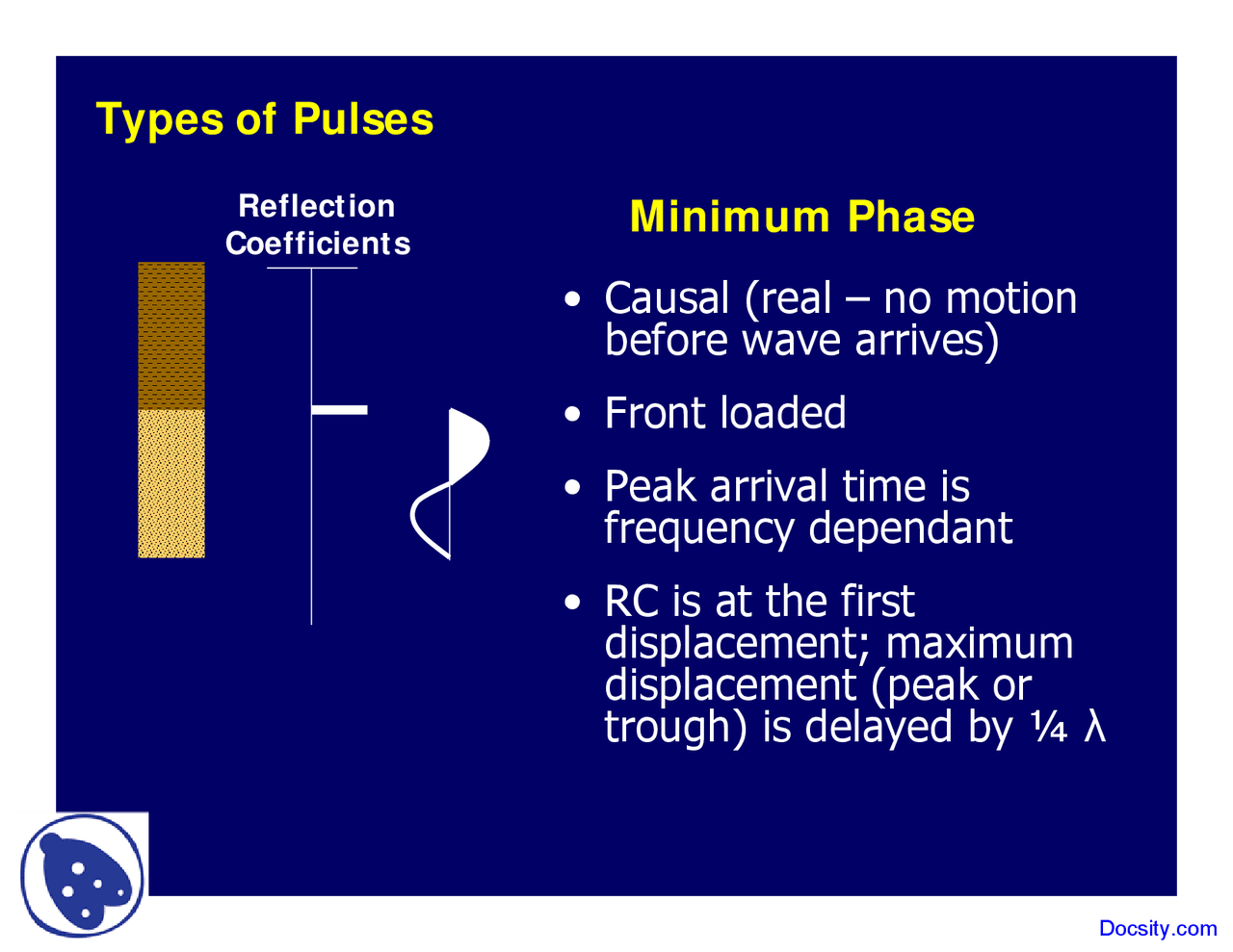 Types Of Pulses Seismology Lecture Slides Docsity