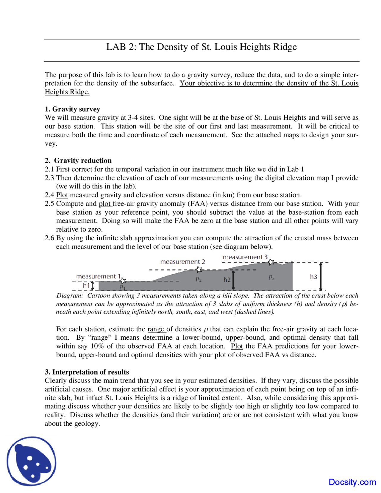Density Seismology Lab Notes Docsity