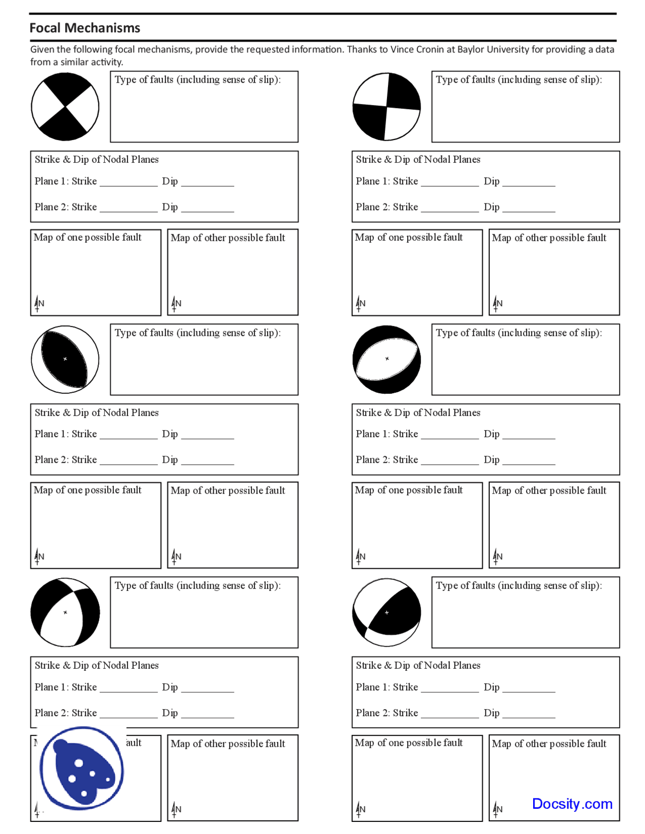 Type Of Faults Seismology Lecture Notes Docsity