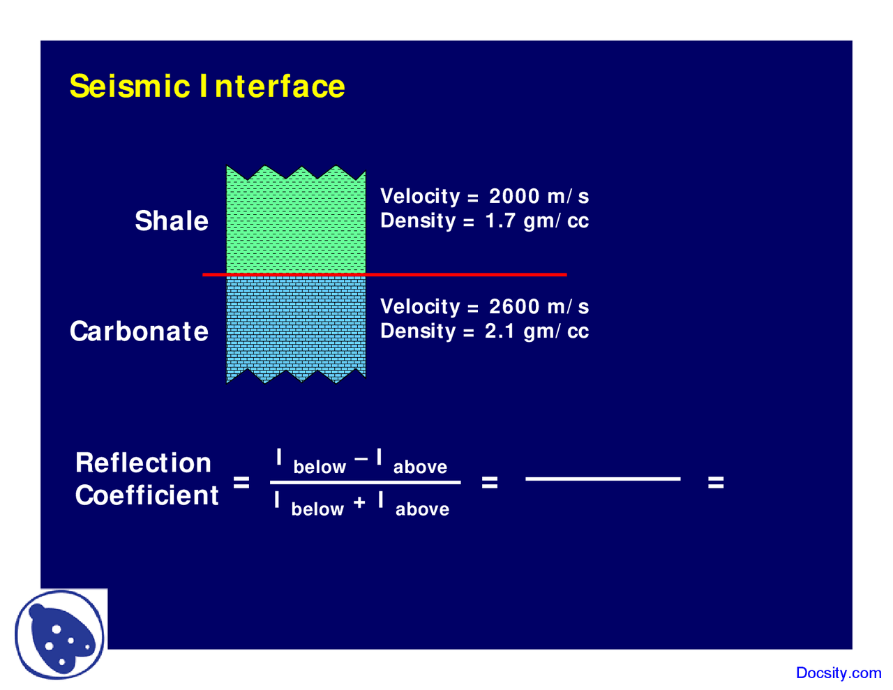 Carbonate Seismology Lecture Slides Docsity
