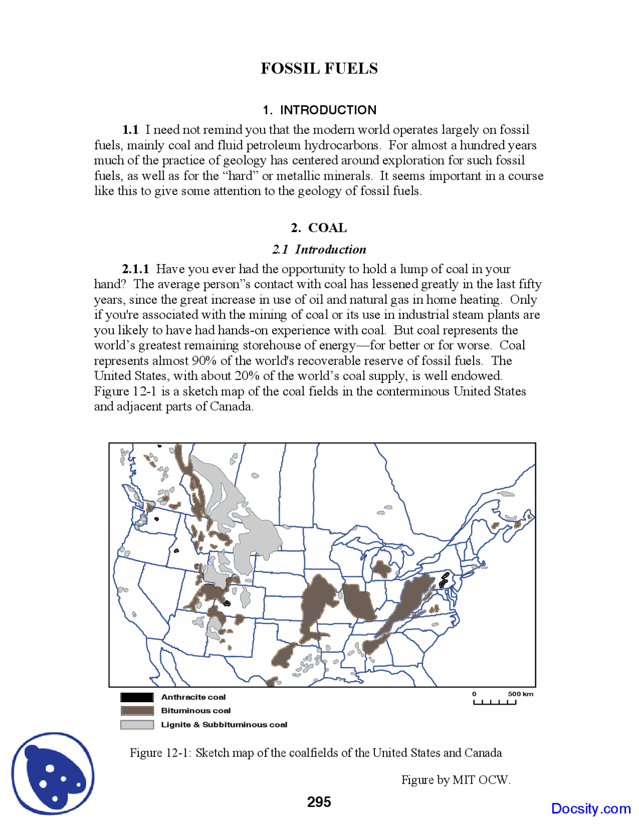 Fossil Fuels Sedimentology Lecture Notes Docsity