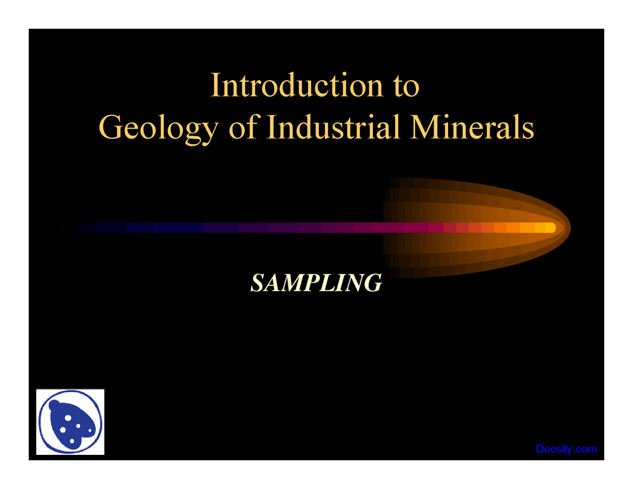 Sampling Mineral Deposits Lecture Slides Docsity