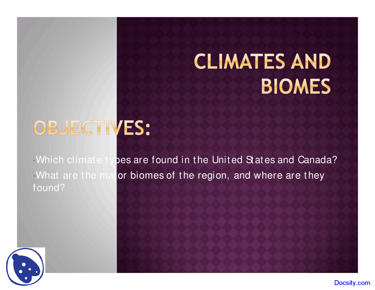 Tropical Geography Lecture Slides Docsity