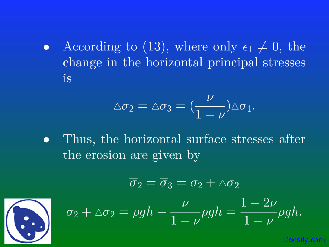Horizontal Principal Structural Geology Lecture Slides Docsity
