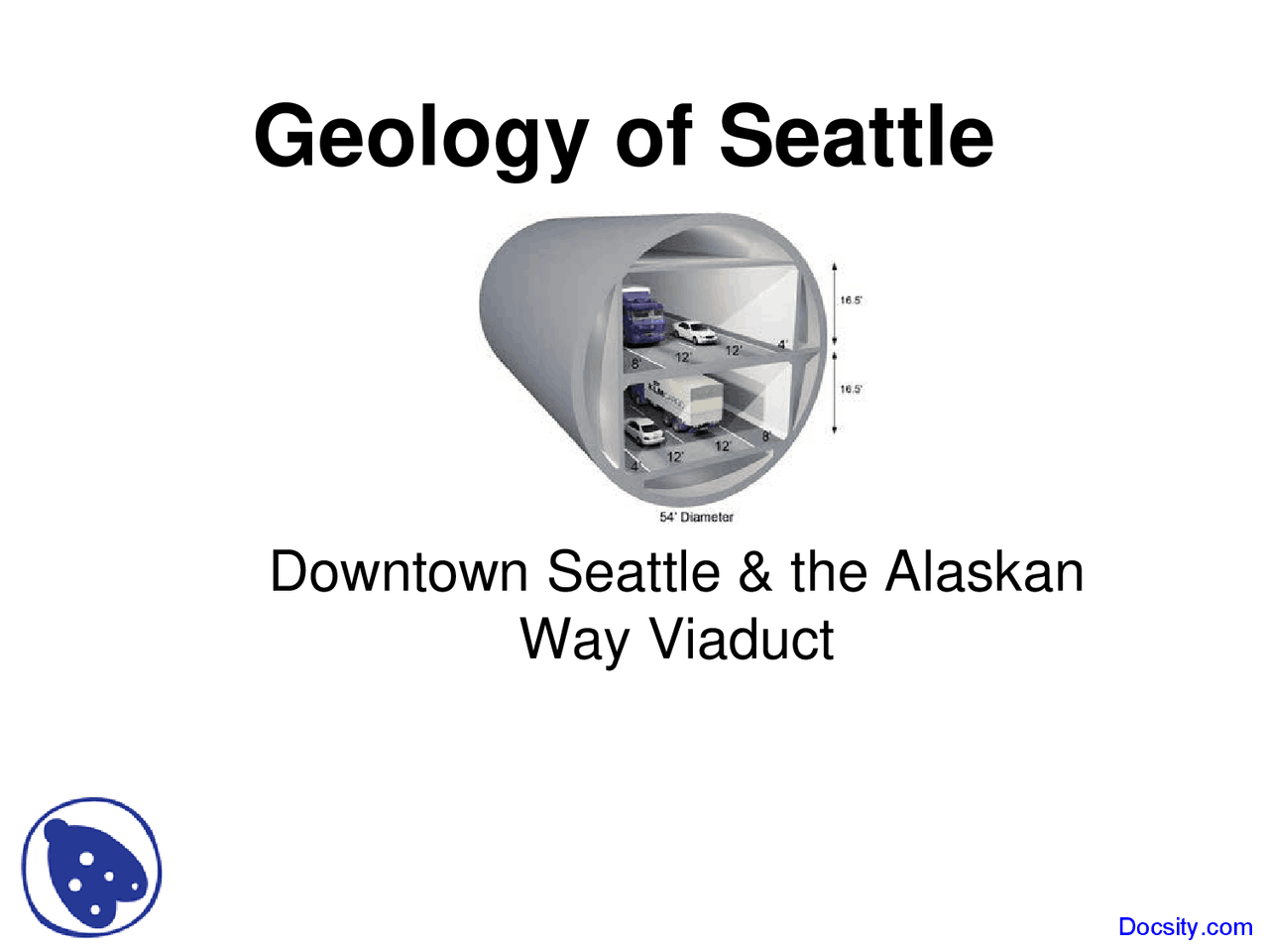 Geology of Seattle - Engineering Geology - Lecture Slides - Docsity