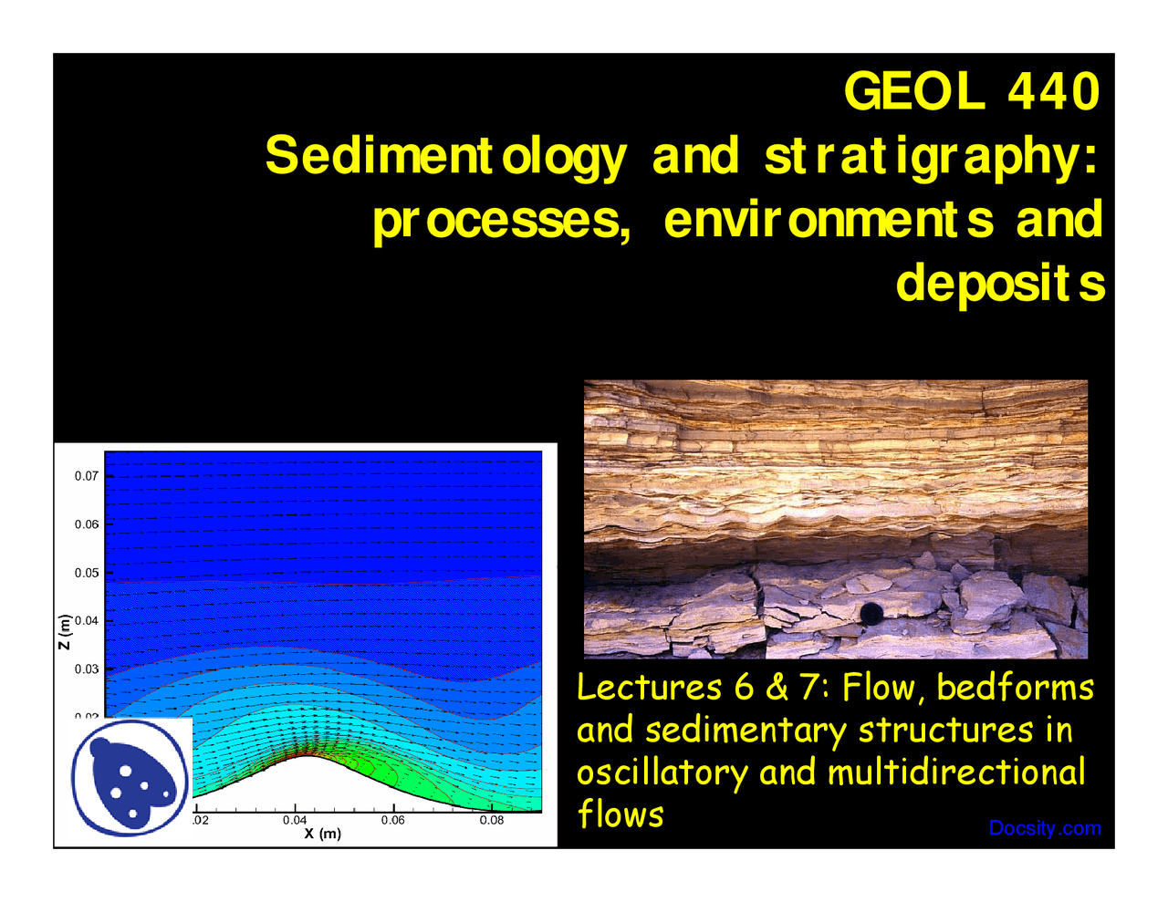 Multidirectional Flows - Stratigraphy - Lecture Slides - Docsity