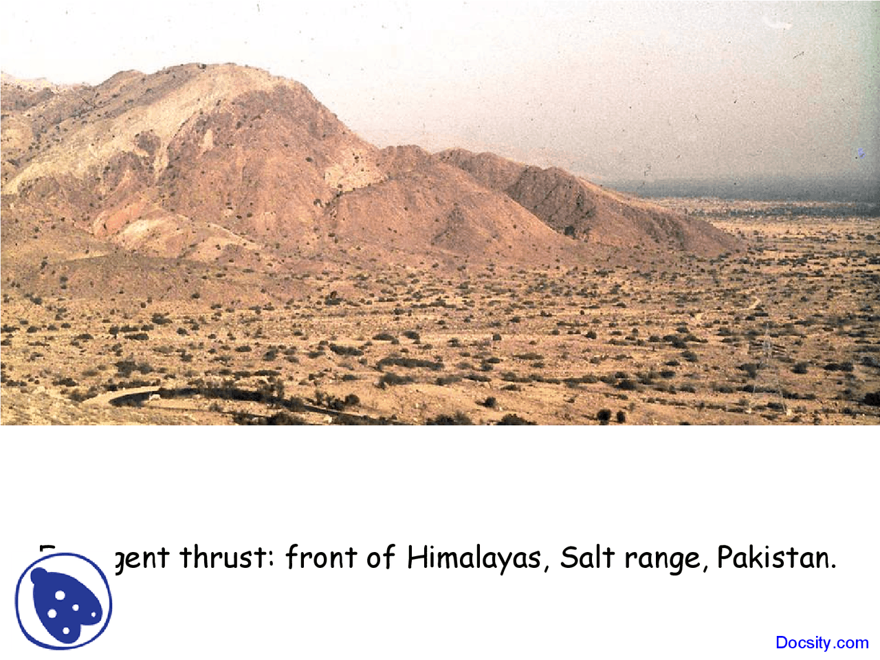 Emergent Thrust Structural Geology Lecture Slides Docsity