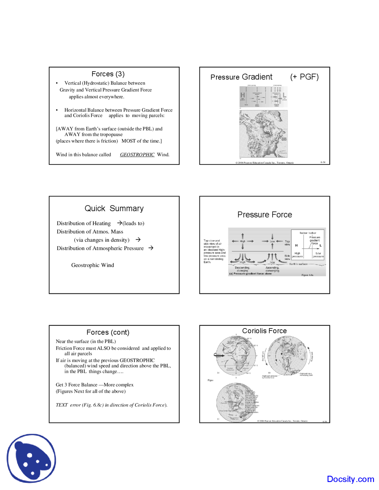 Forces Geography Lecture Slides Docsity