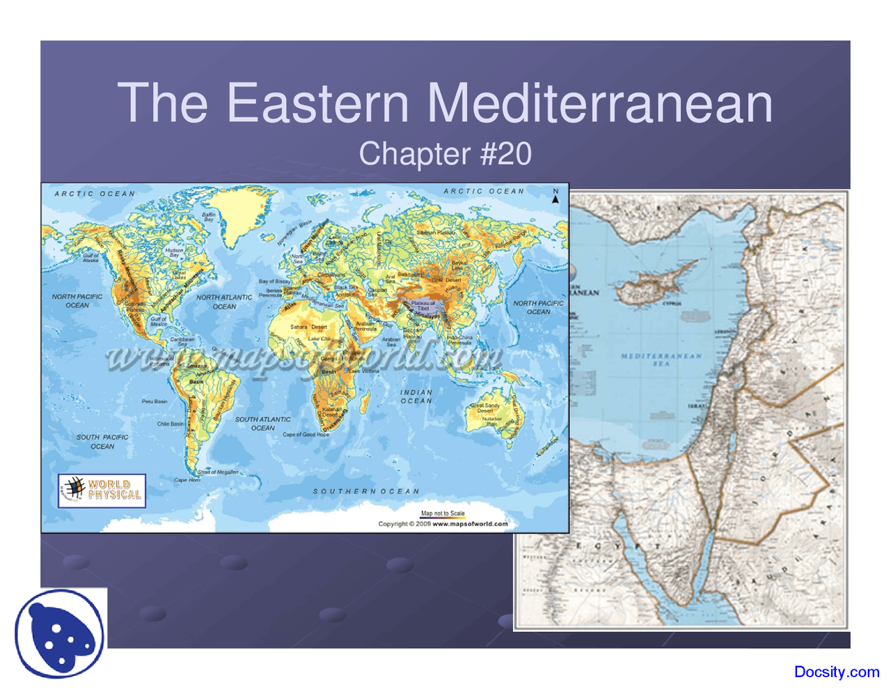 Eastern Mediterranean - Geography - Lecture Slides - Docsity