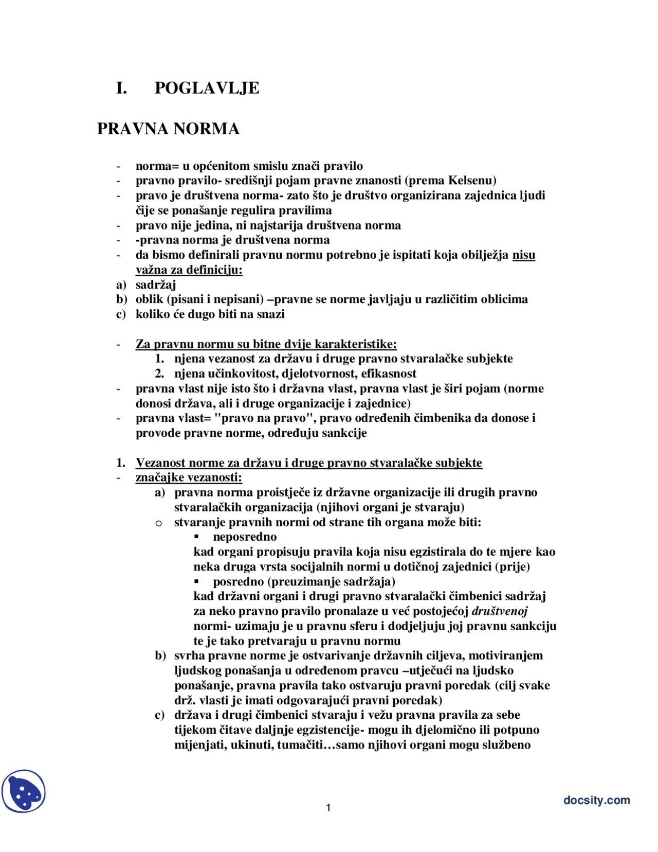 Pravna norma-Skripta-Opsta teorija prava i drzave-Prava (1) | Rezime' predlog Opšta istorija ...