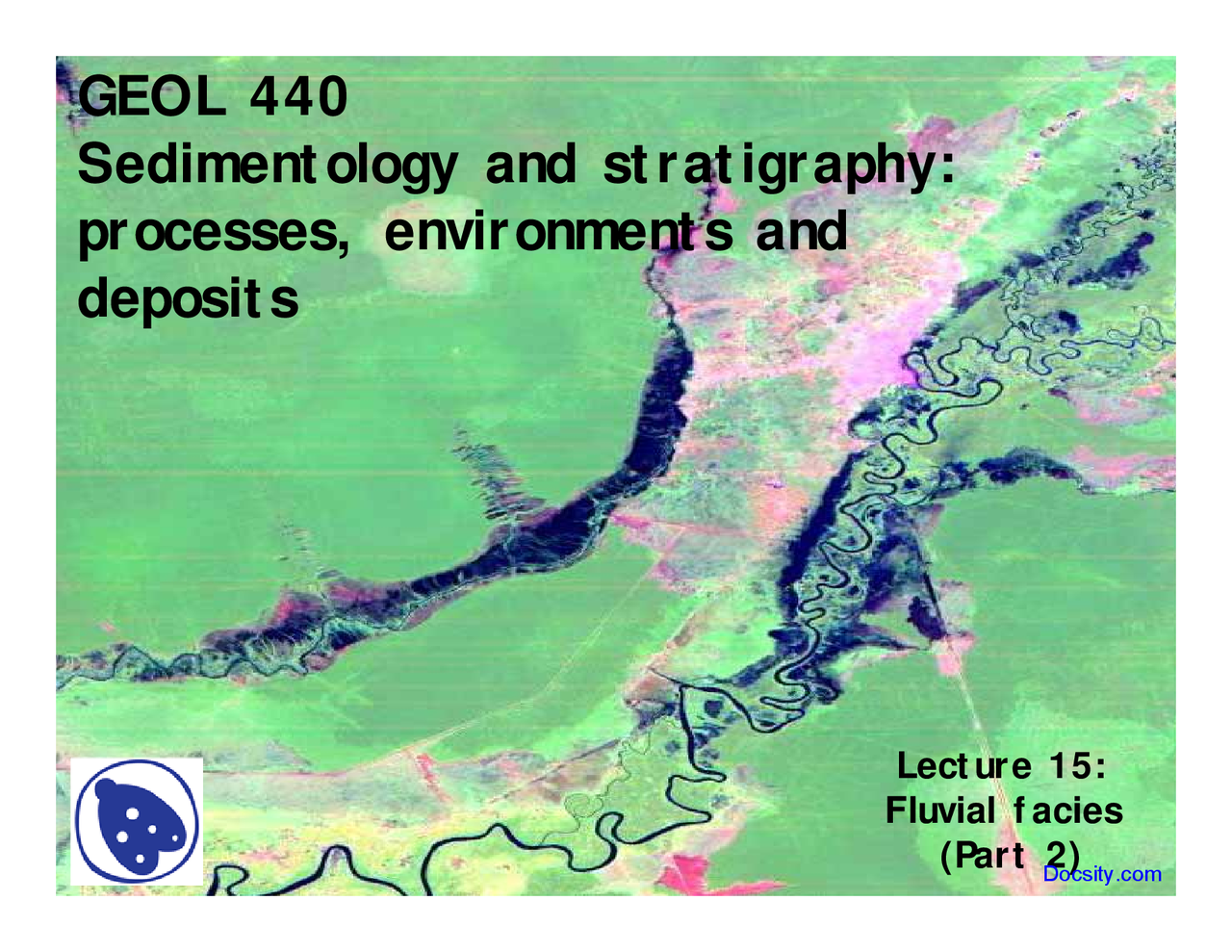Fluvial Facies Stratigraphy Lecture Slides Docsity