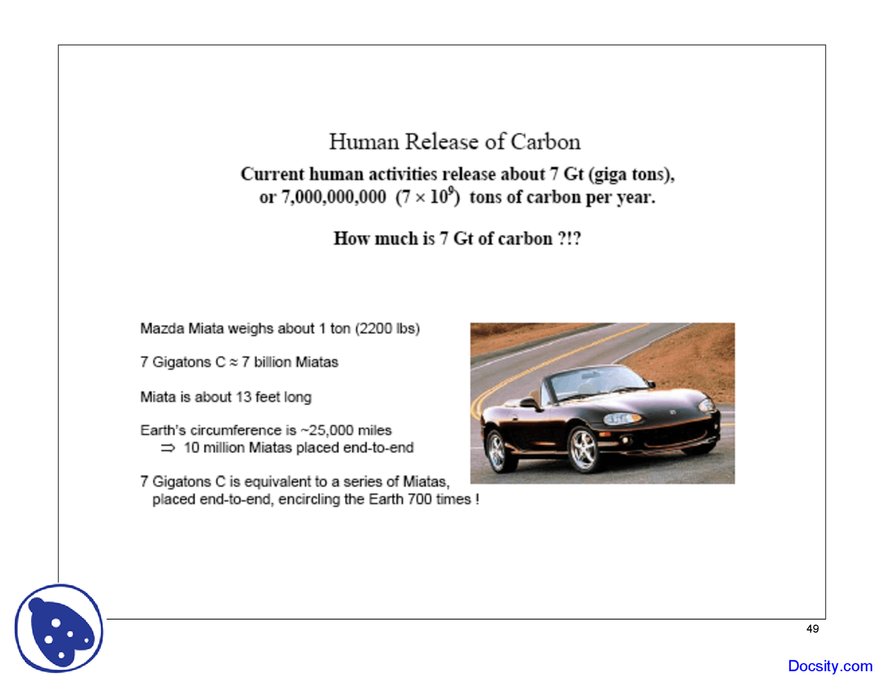 Methane Water Management Lecture Slide Docsity