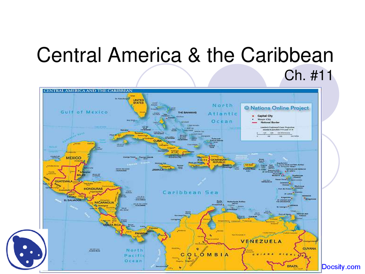 Central America - Geography - Lecture Slides - Docsity