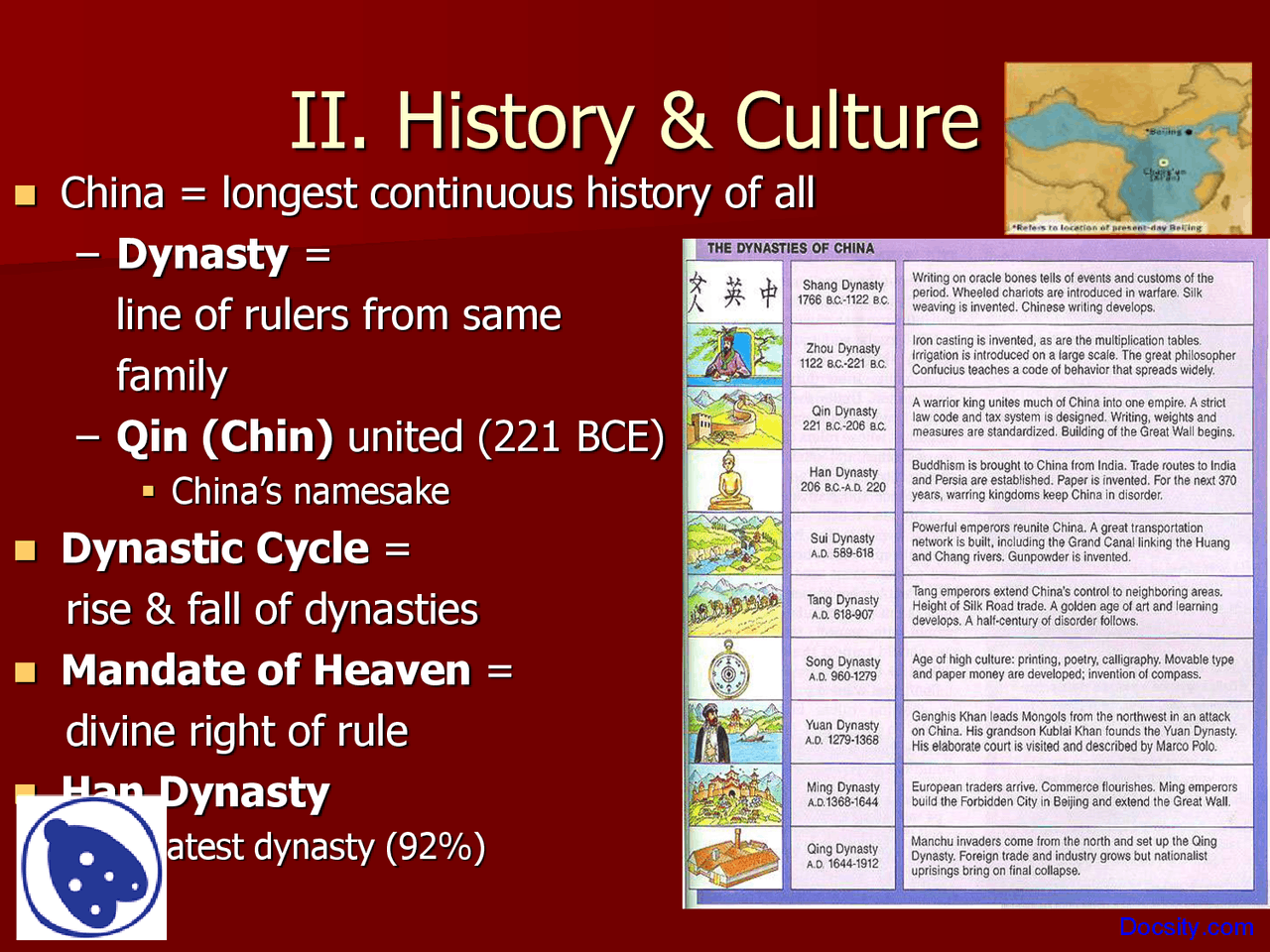 History - Geography - Lecture Slides - Docsity