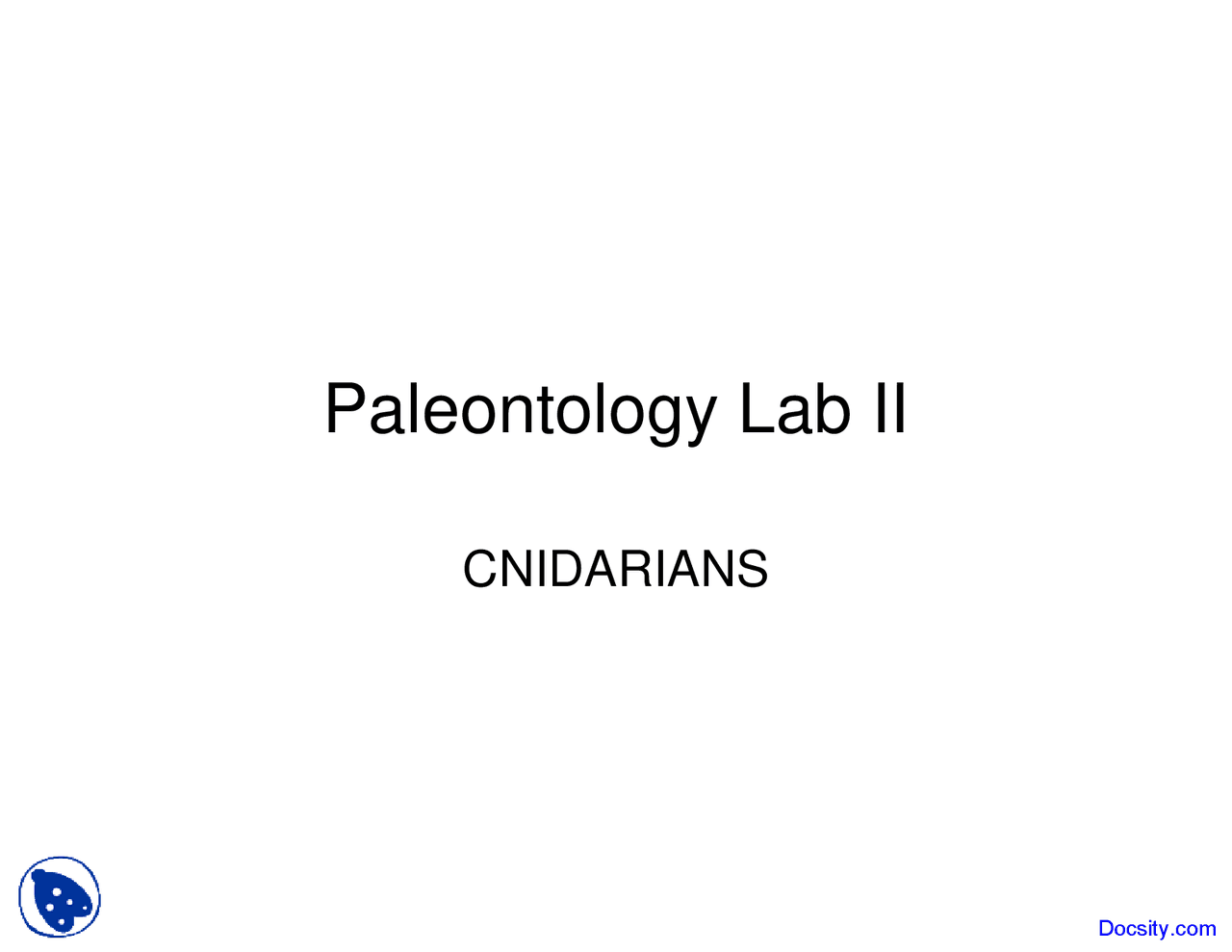 Paleontology Environmental Geology Lecture Slides Docsity