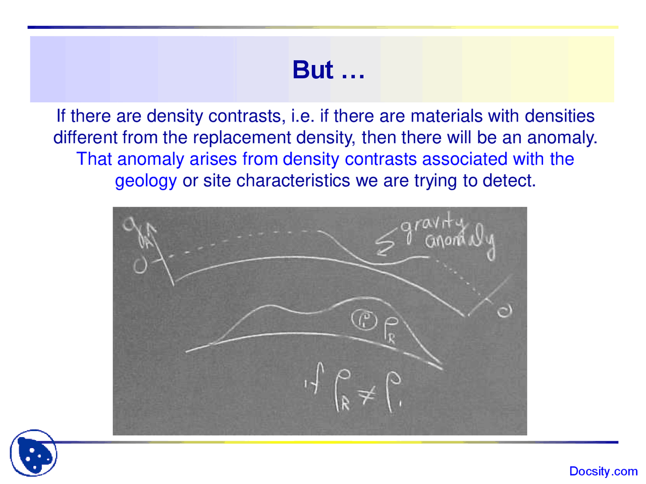 Density Environment And Geology Lecture Slides Docsity