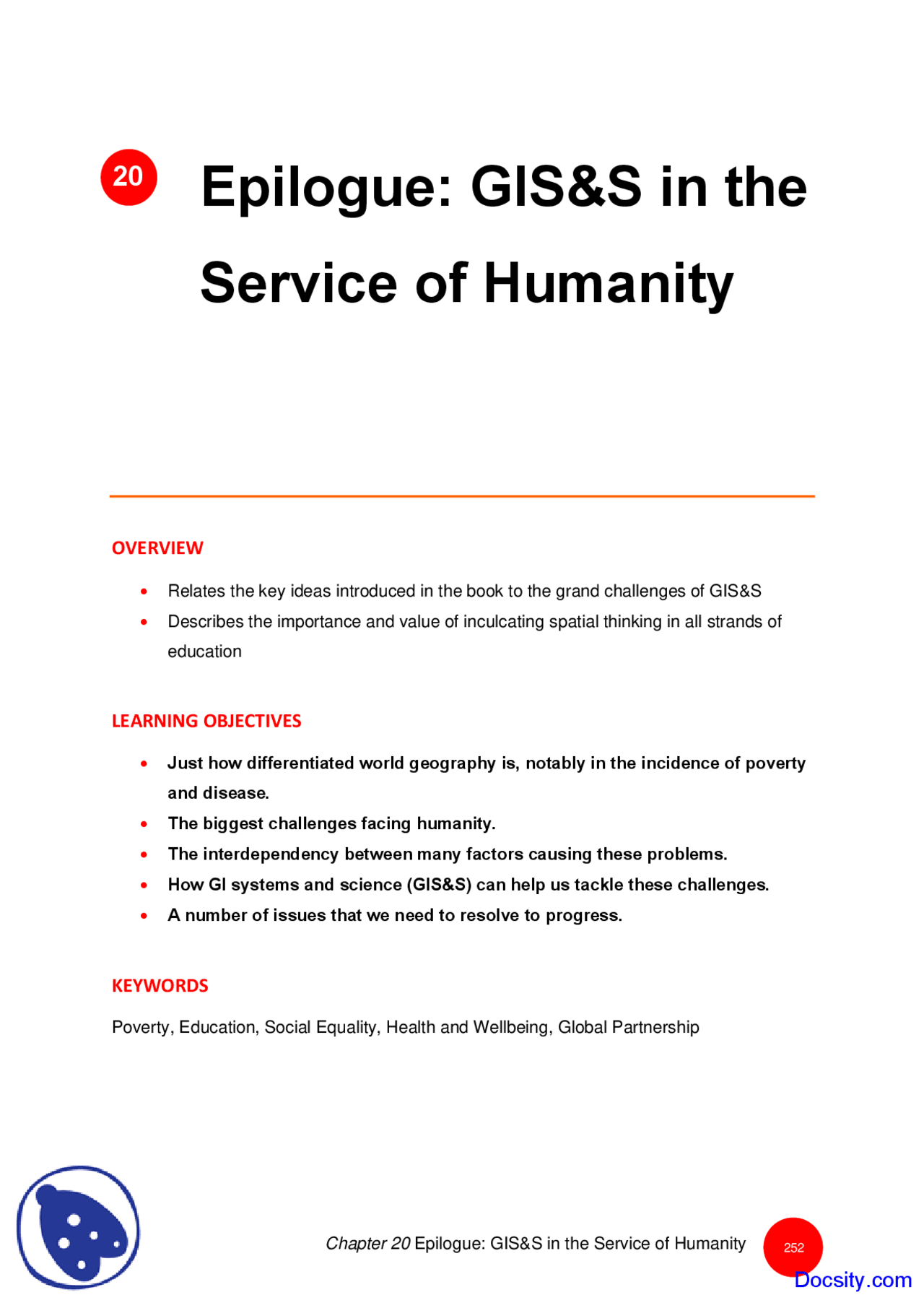 Service Of Humanity Gis And Mapping Lecture Notes Docsity
