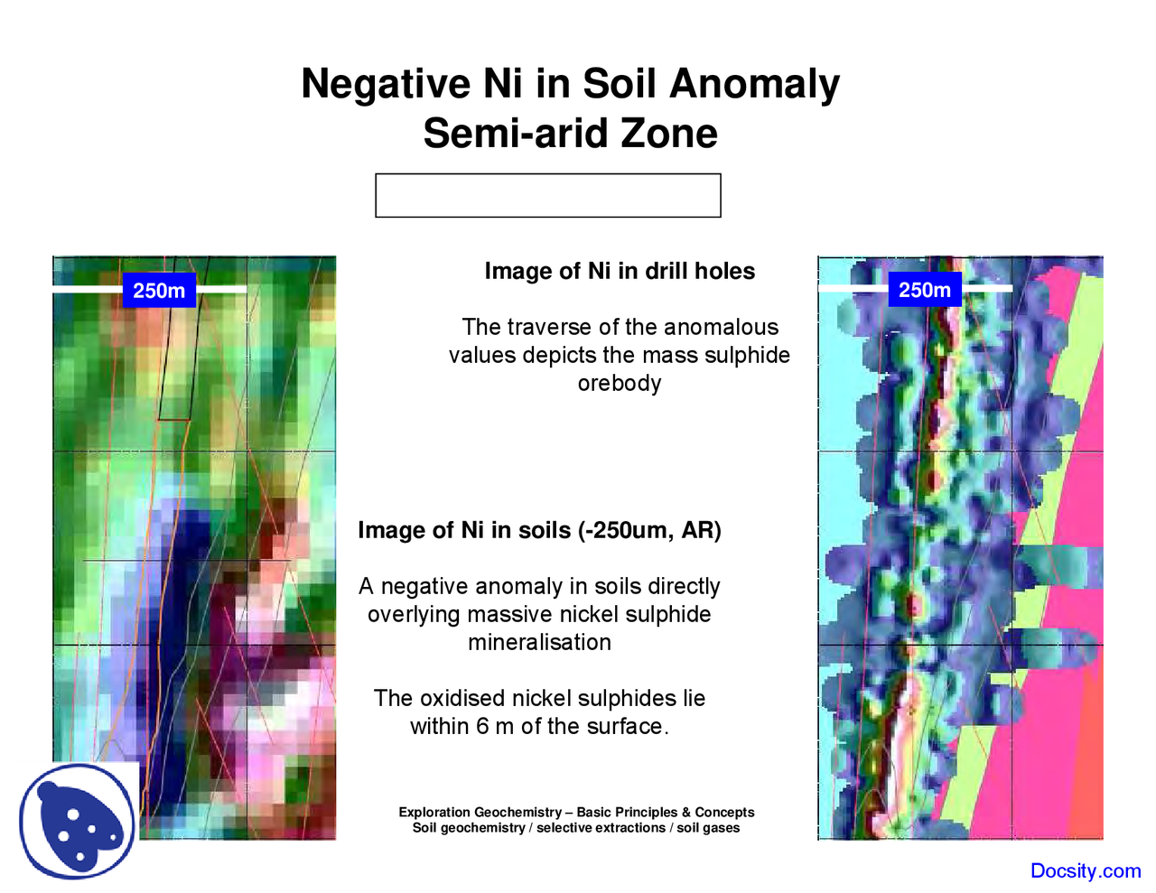 Soil Anomaly - Geochemistry I - Lecture Slides - Docsity