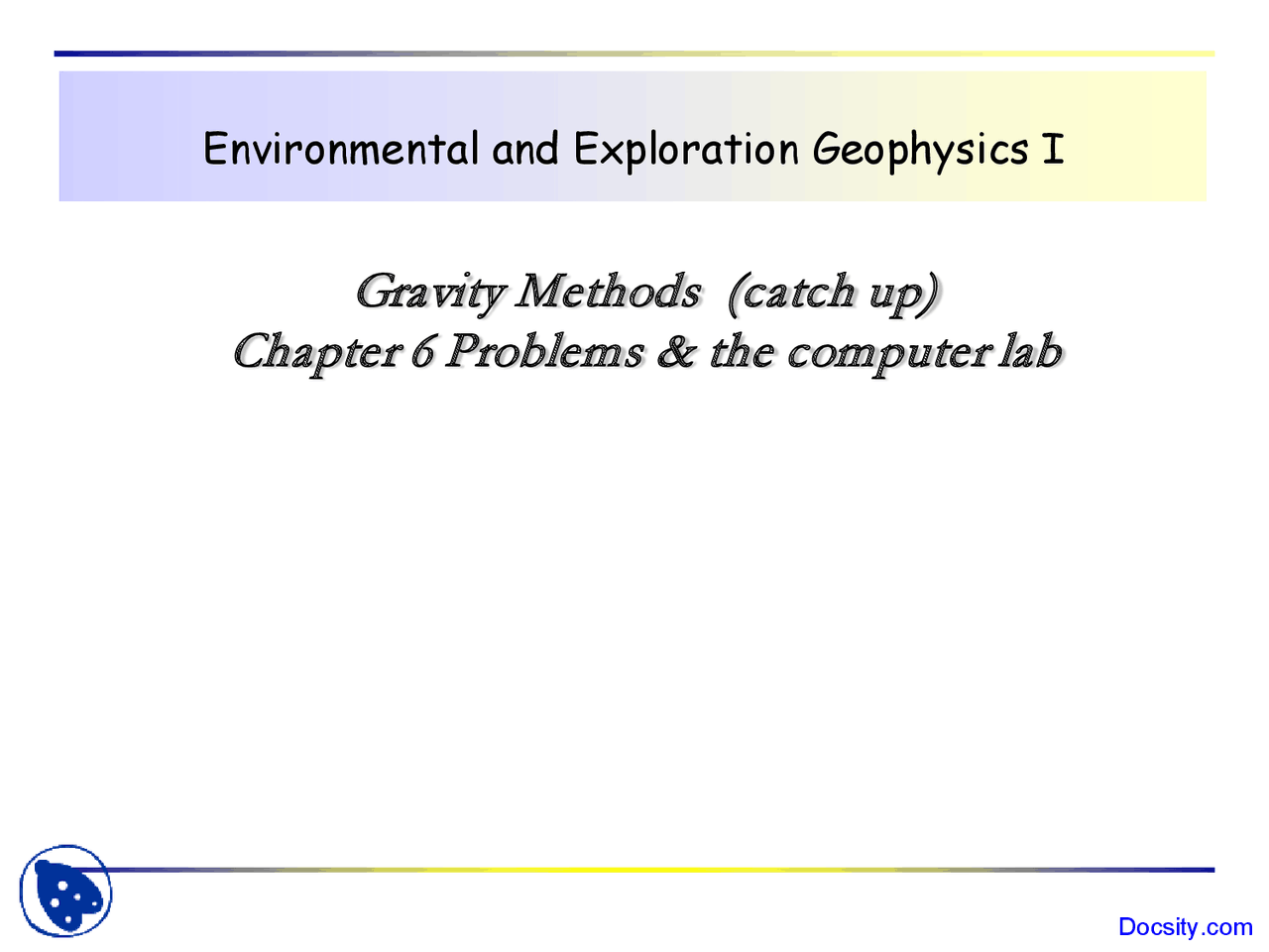 Problems Environment And Geology Lecture Slides Docsity