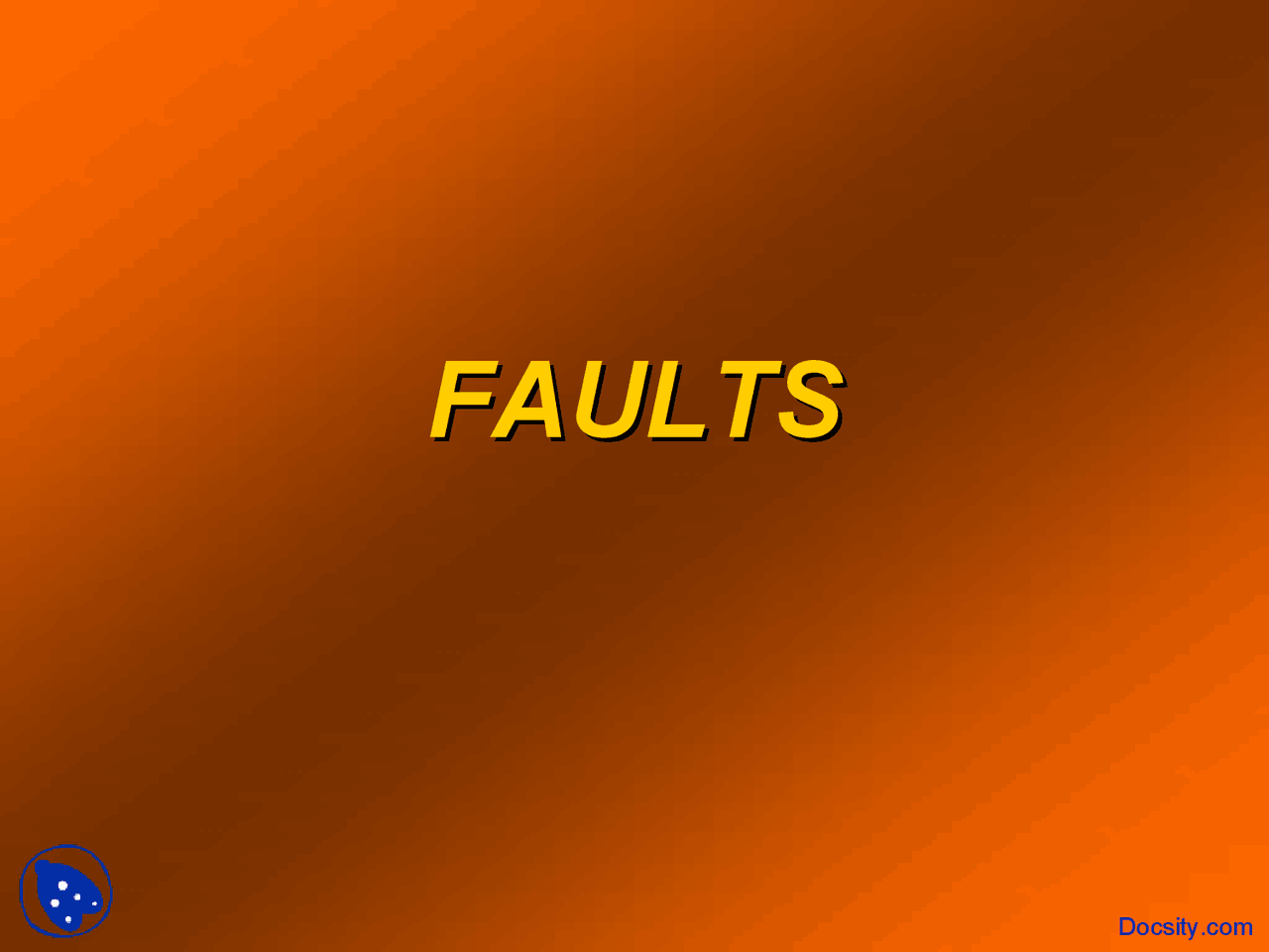 Faults Environmental Geology Lecture Slides Docsity