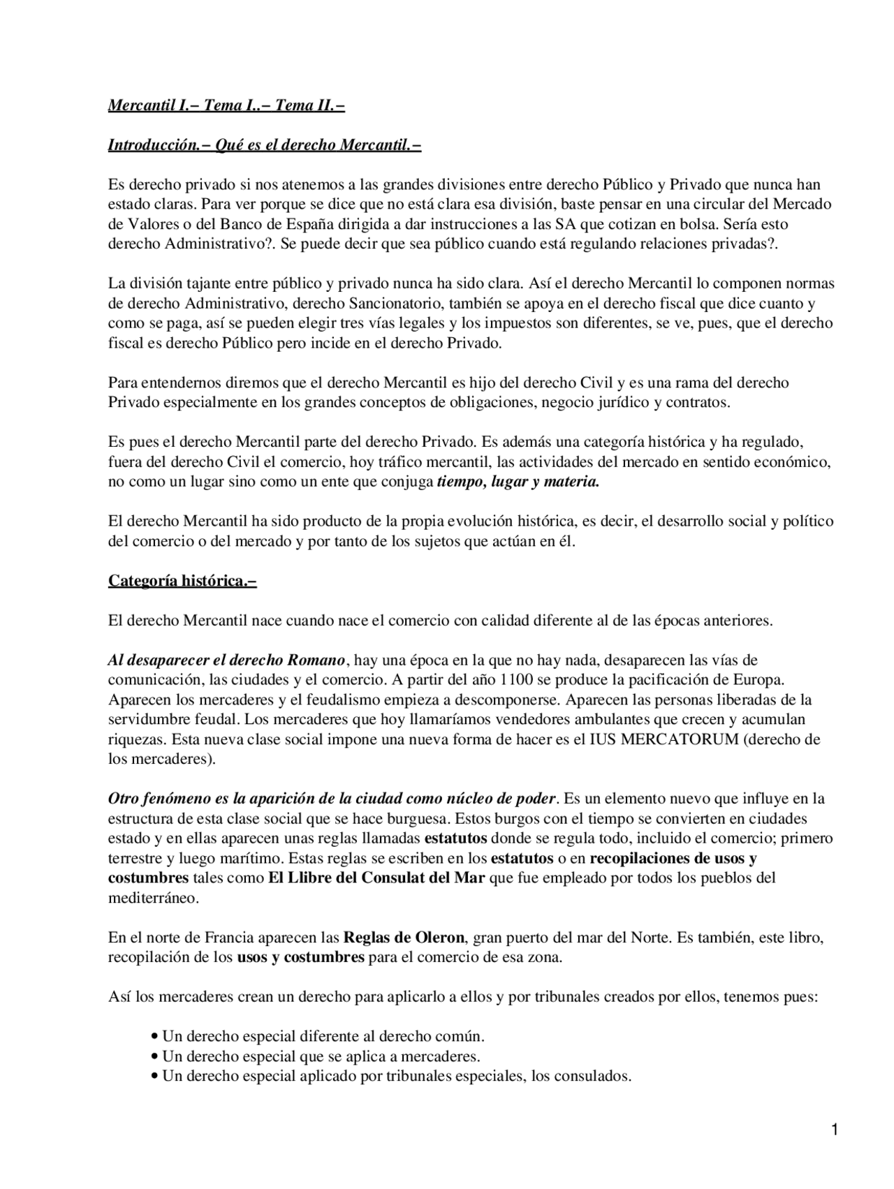 Derecho Mercantil Ii Apuntes Derecho Mercantil Docsity