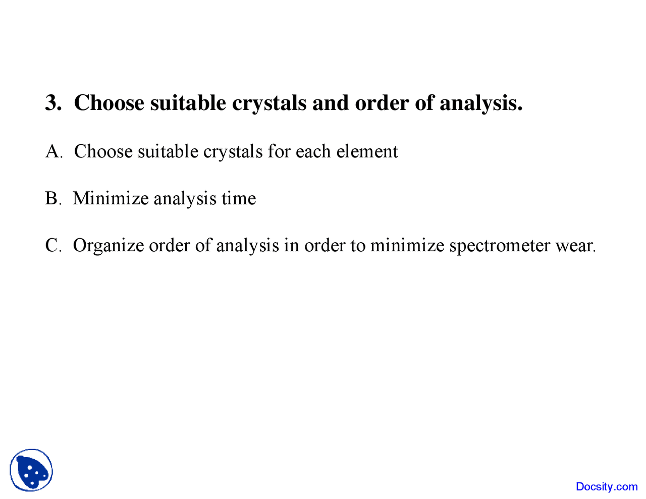 Suitable Crystals Geochemistry I Lecture Slides Docsity