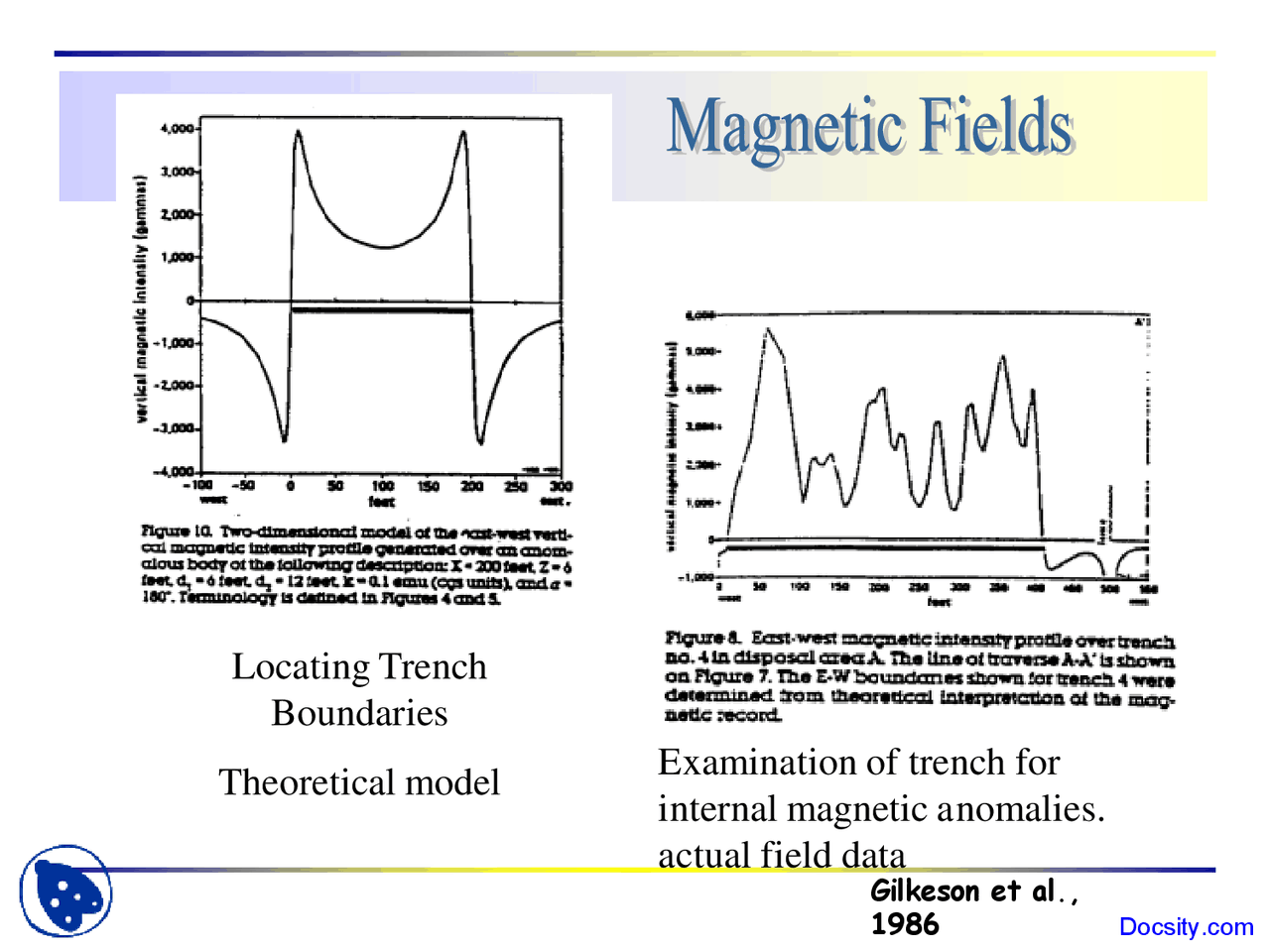 Locating Trench Environment And Geology Lecture Slides Docsity