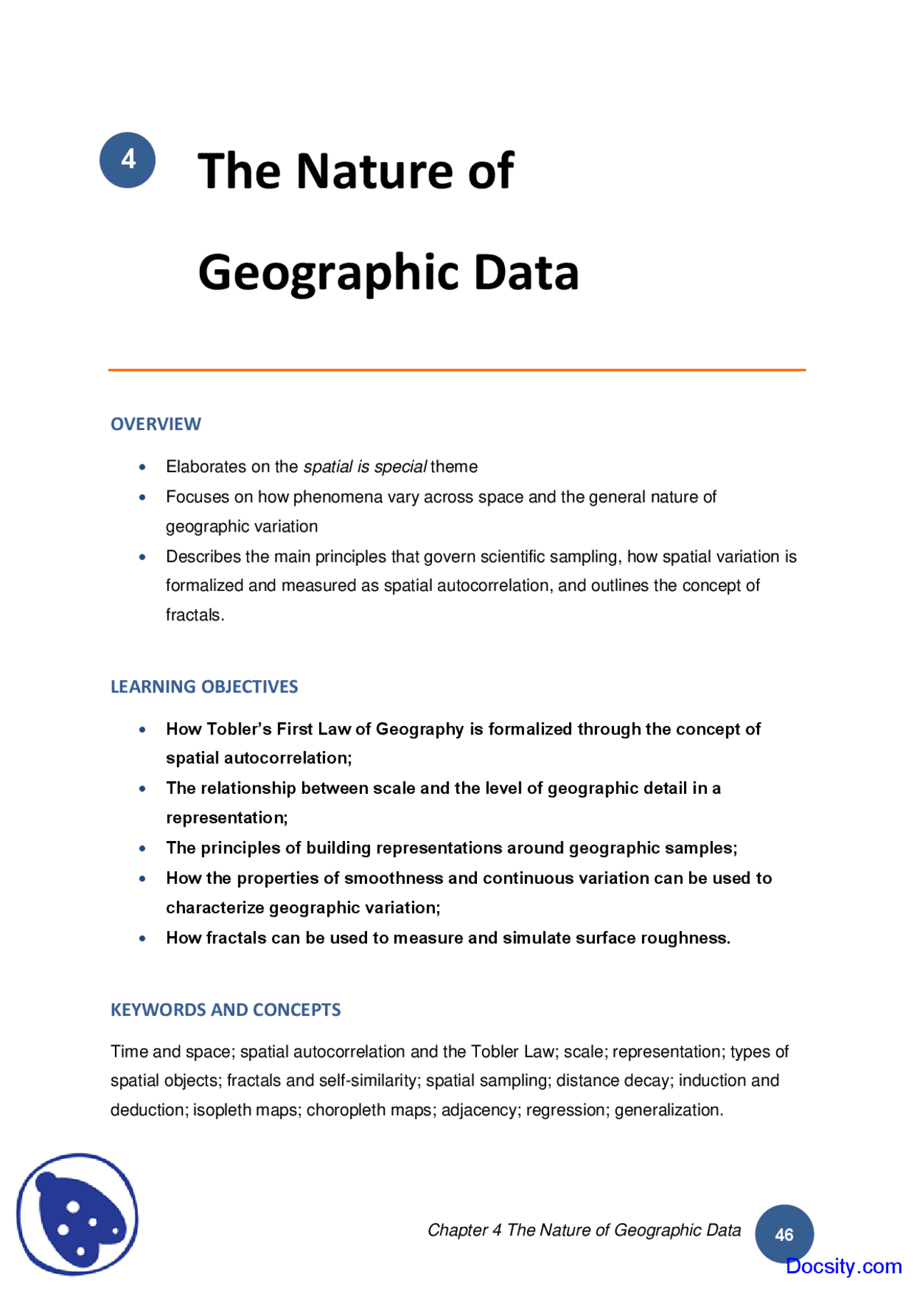 Geographic Data Gis And Mapping Lecture Notes Docsity 5306