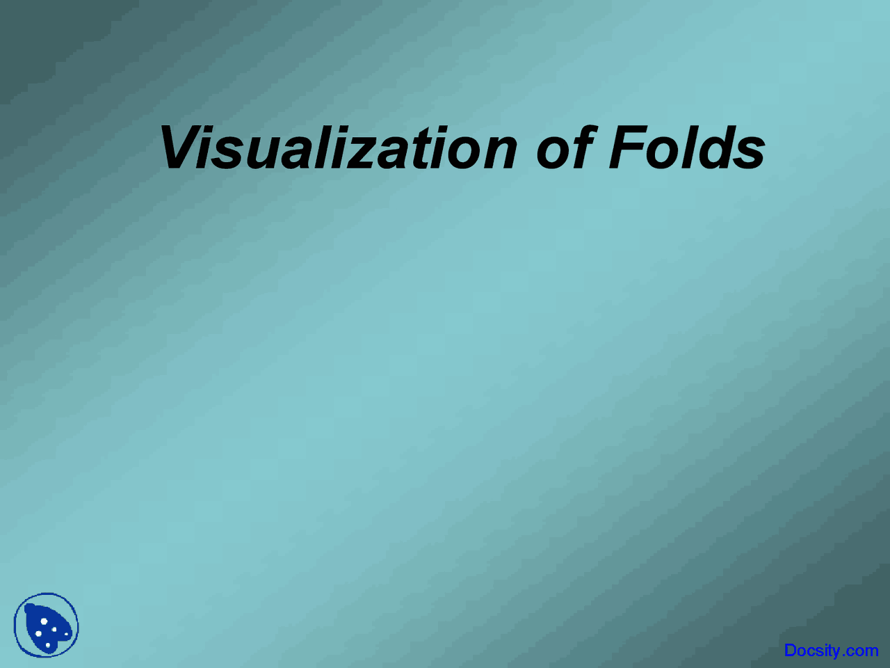 Visualization Of Folds Environmental Geology Lecture Slides Docsity