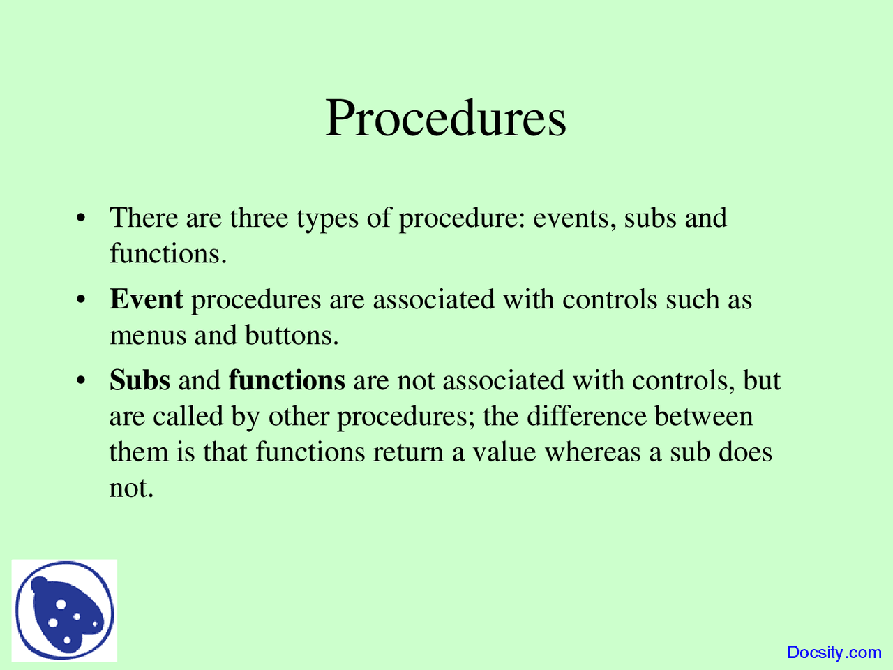 Procedures Gis And Mapping Lecture Slides Docsity