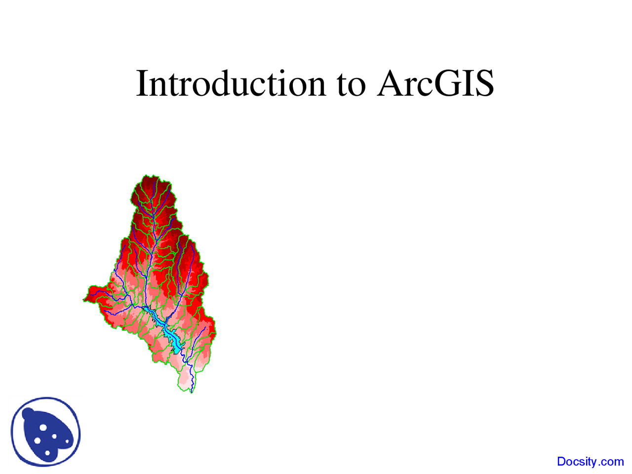 Esri Gis Development Gis And Mapping Lecture Slides Docsity