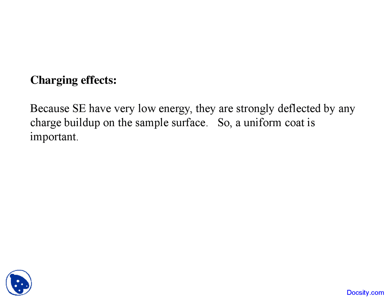 Astigmatism - Geochemistry I - Lecture Slides - Docsity