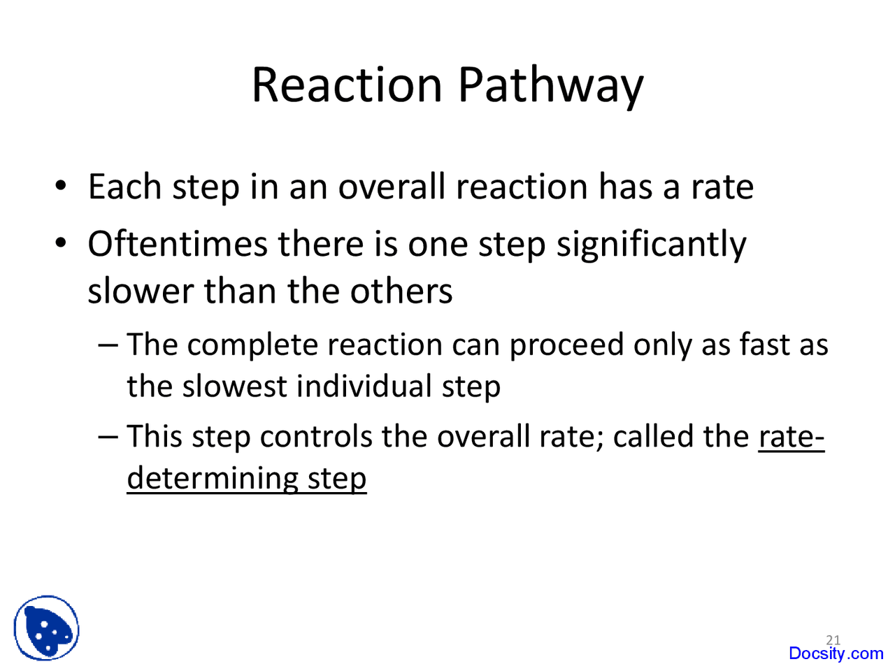 Reaction Pathway Geochemistry I Lecture Slides Docsity