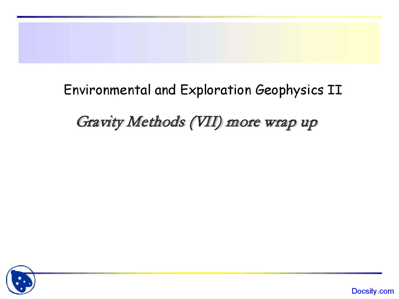 Radius Environment And Geology Lecture Slides Docsity