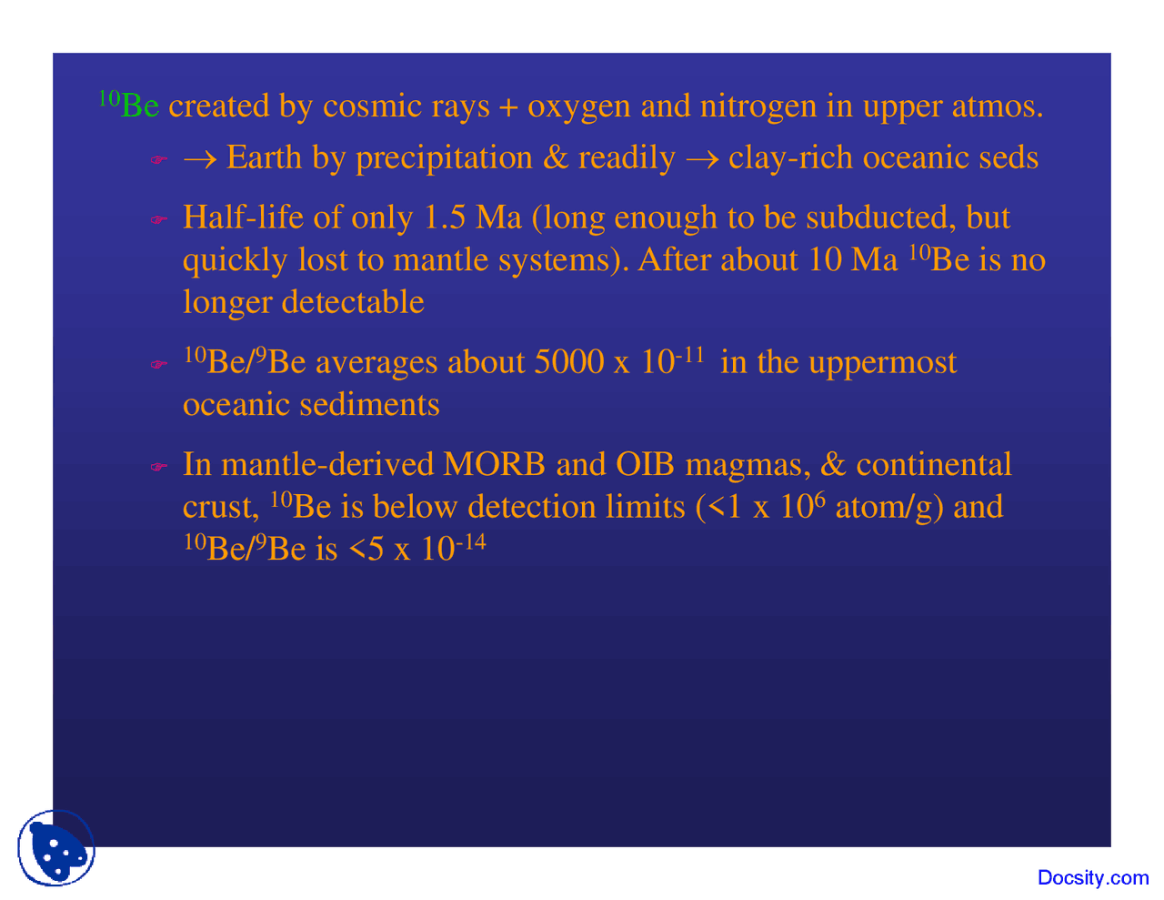 Thermal Structure Geochemistry I Lecture Slides Docsity