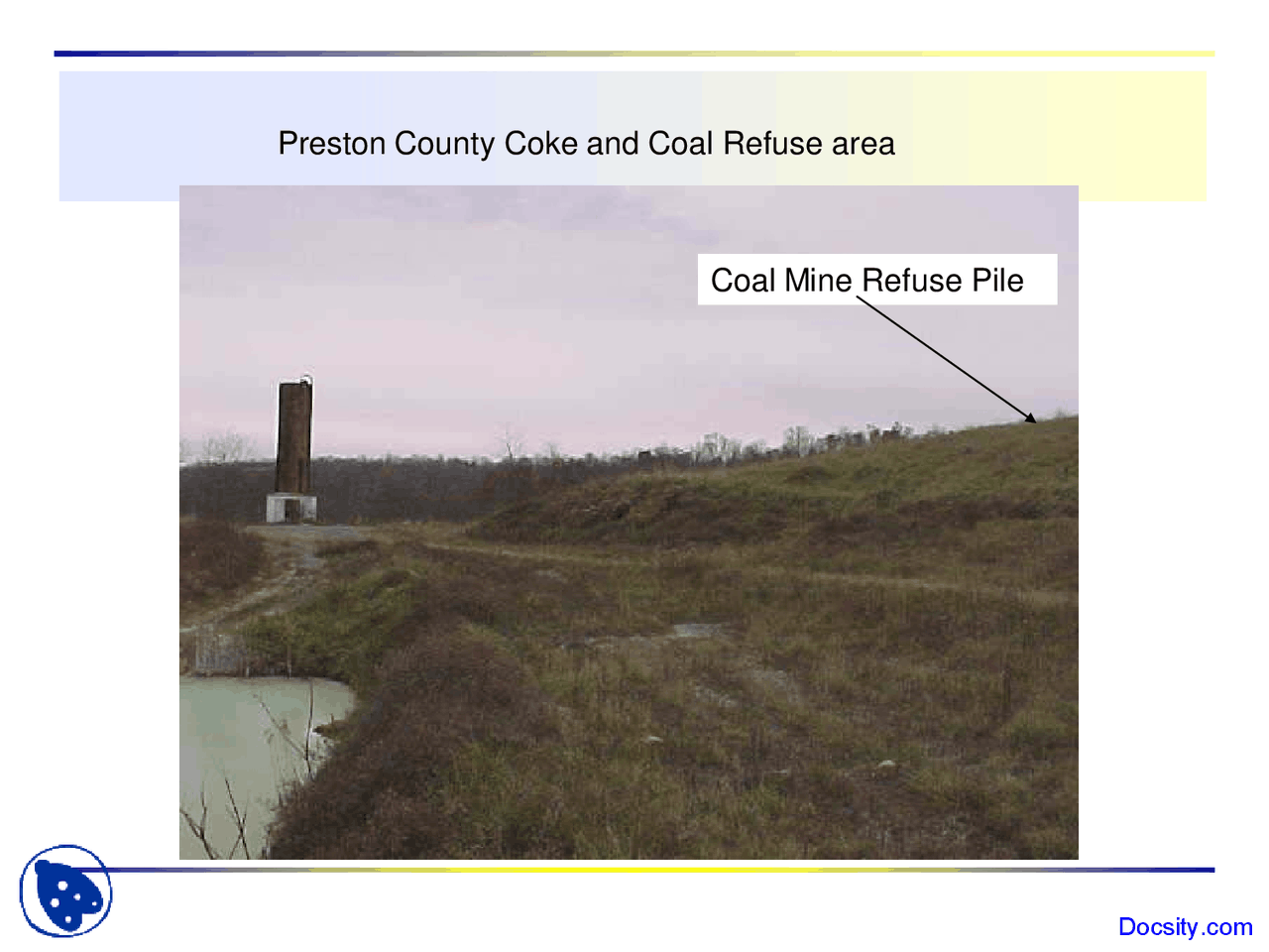 Preston County Coke - Environment and Geology - Lecture Slides - Docsity