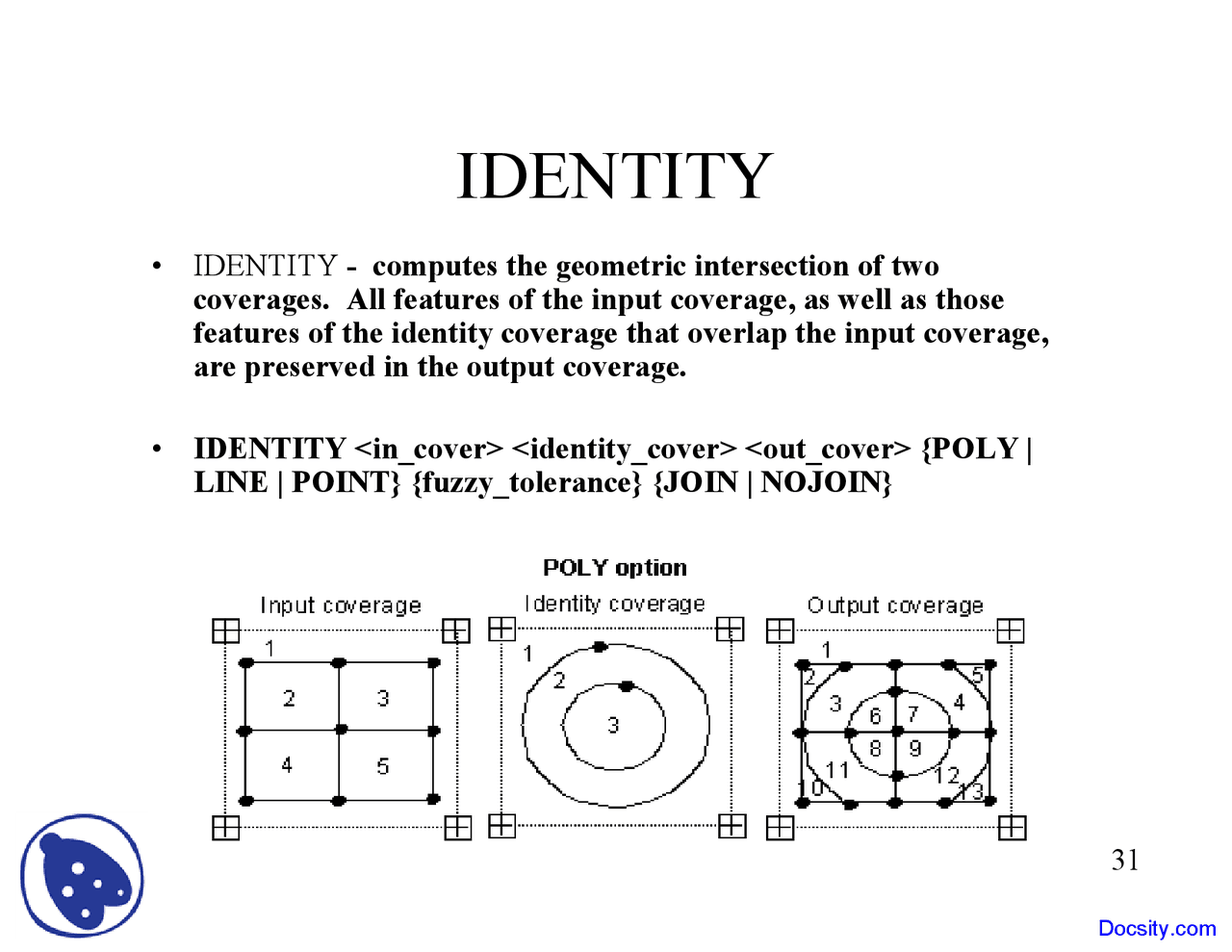 Identify Gis And Mapping Lecture Notes Docsity
