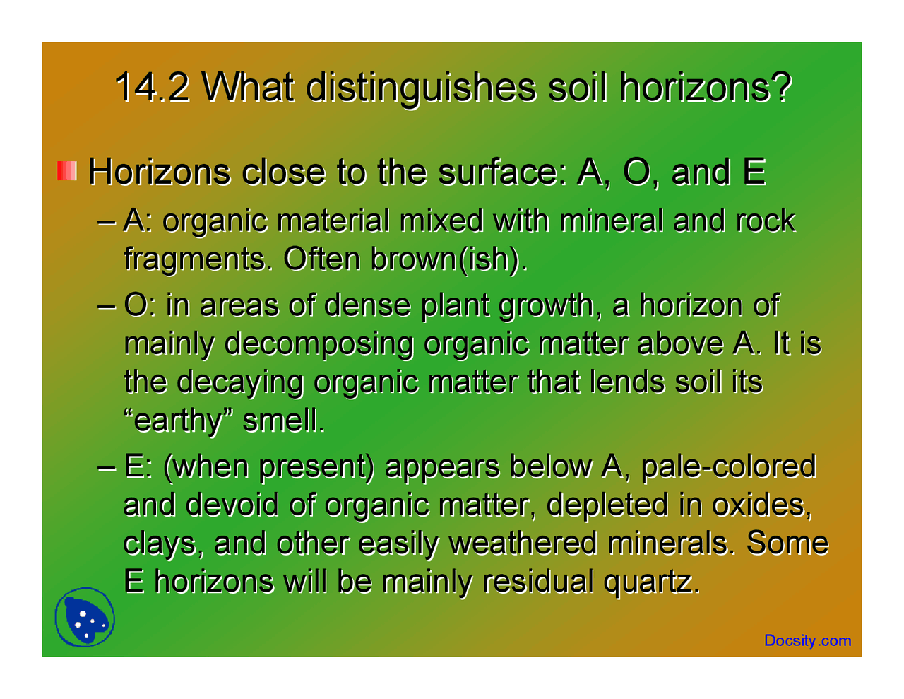 Distinguishes Environmental Geology Lecture Slides Docsity