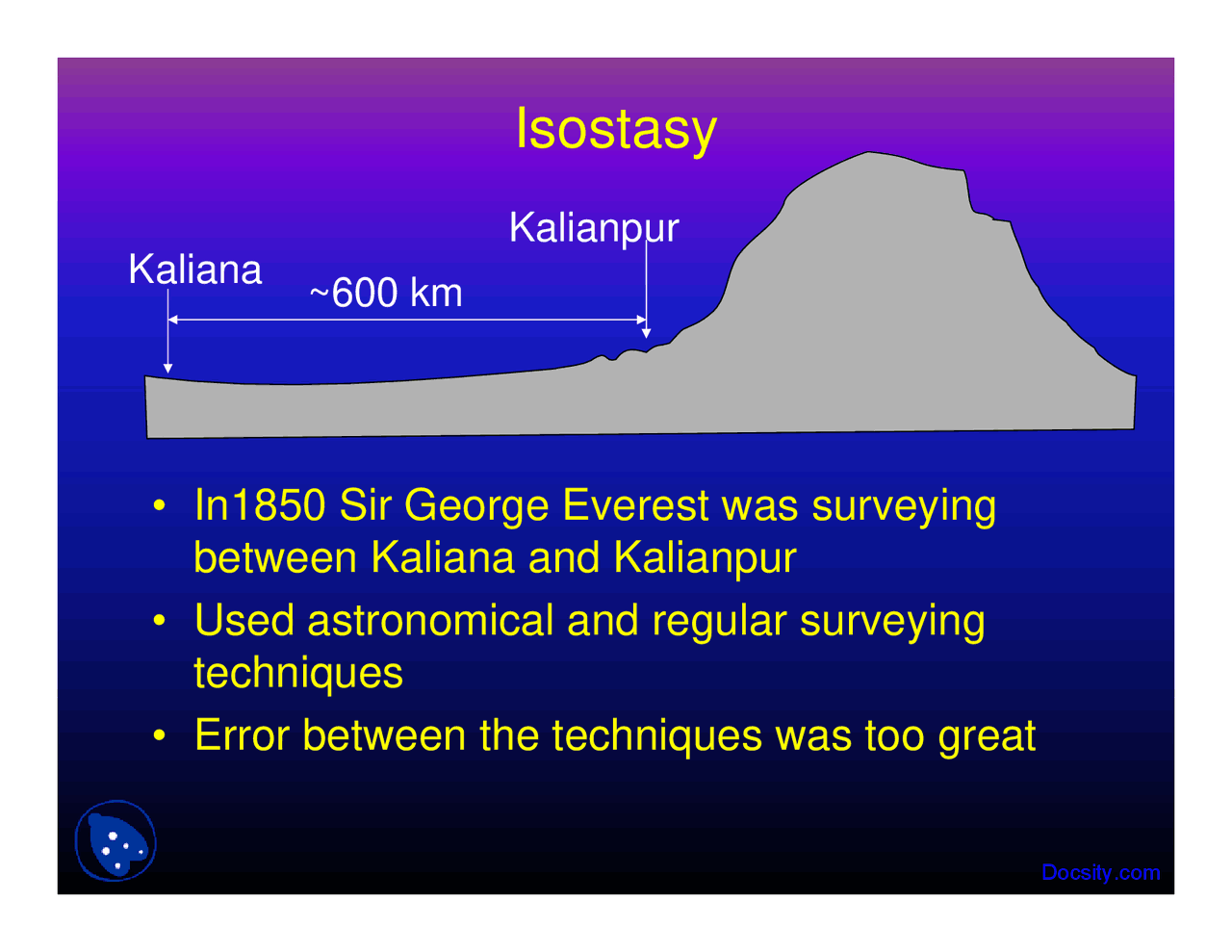 Isostasy Environmental Geology Lecture Slides Docsity