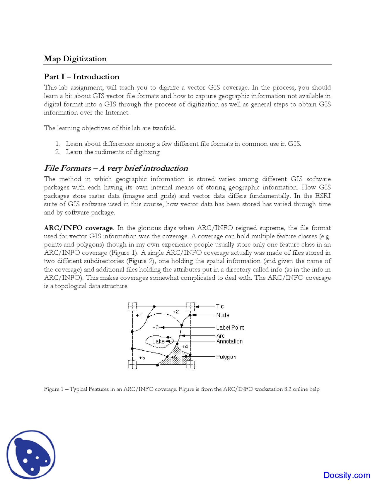 Map Digitization Gis And Mapping Lecture Notes Docsity 8532