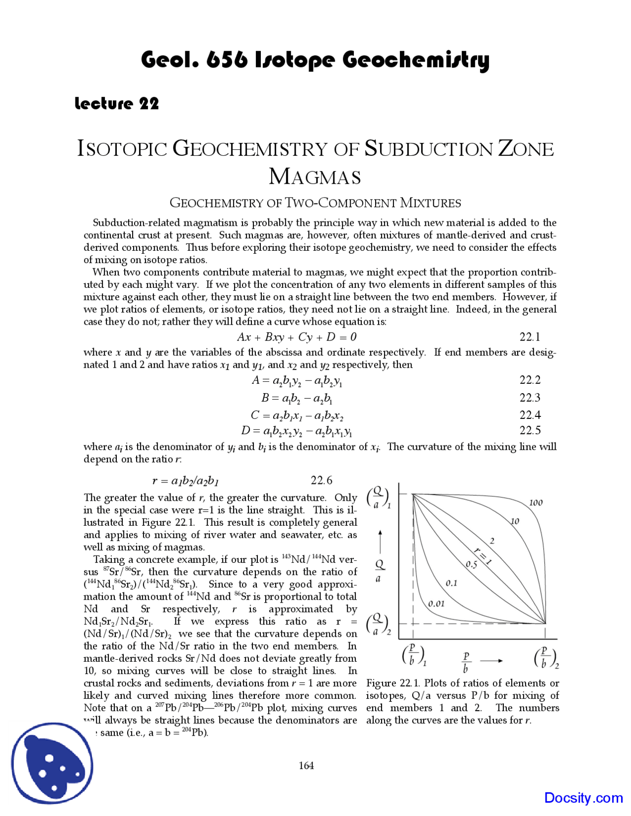 Magmasource Geochemistry I Lecture Notes Docsity