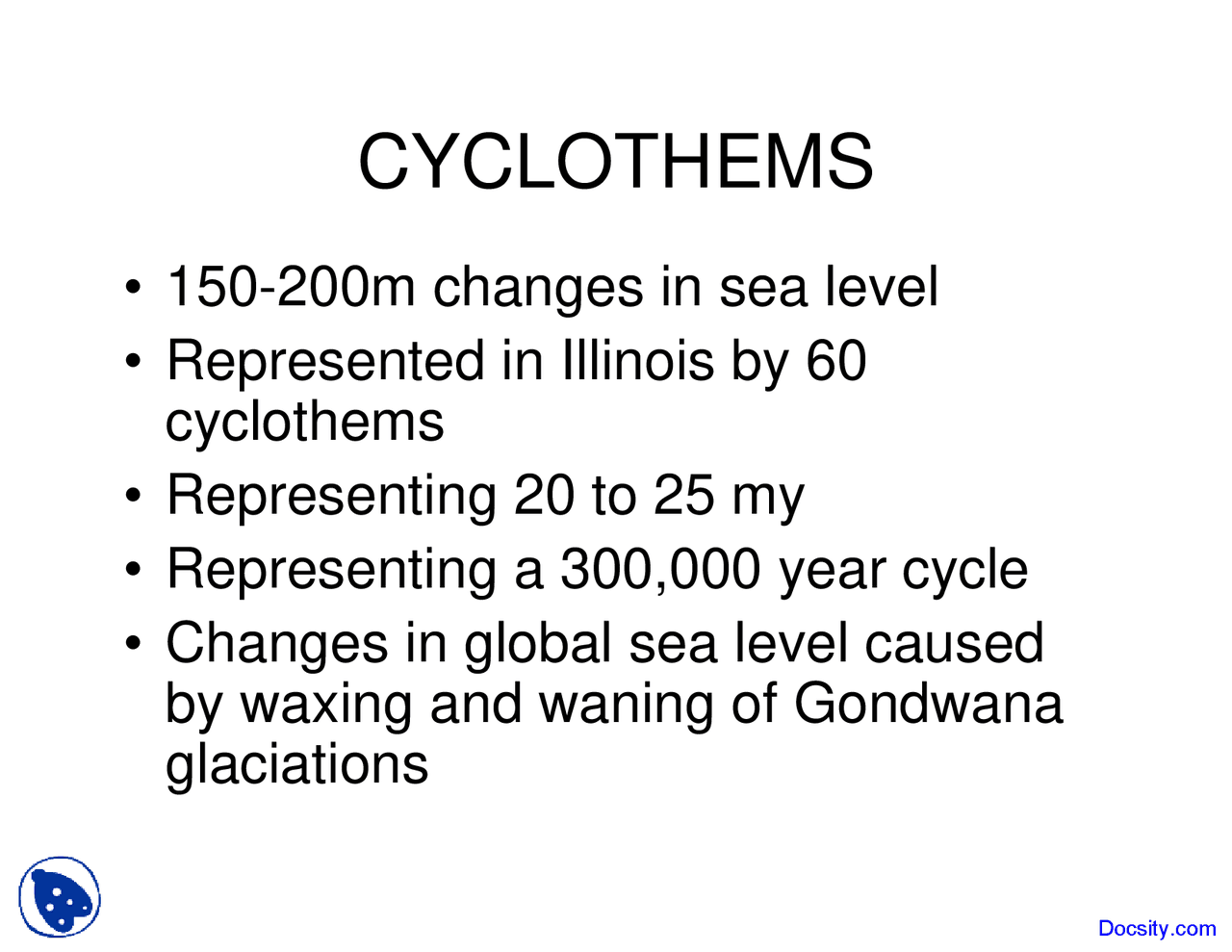 Cyclothems - Environmental Geology - Lecture Slides | Slides Earth ...