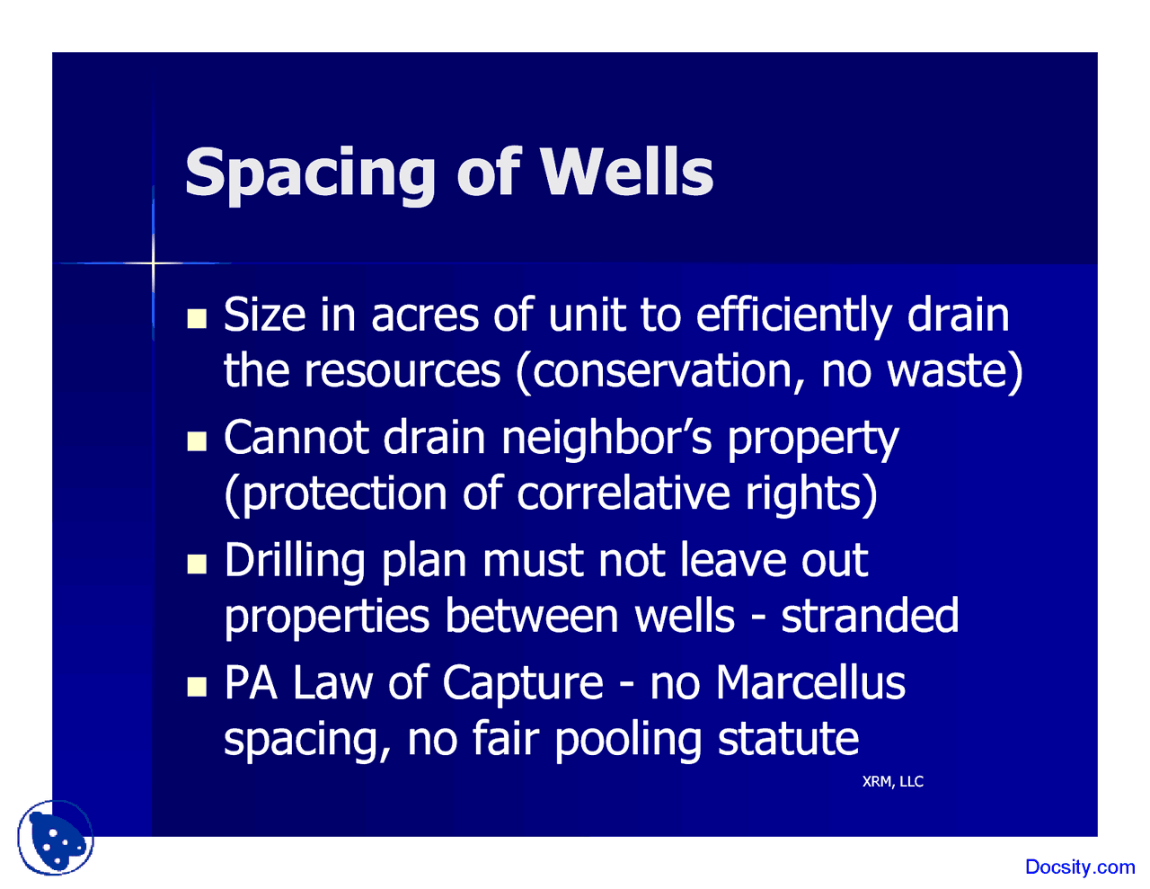 Spacing of Wells - Environmental Geology - Lecture Slides - Docsity