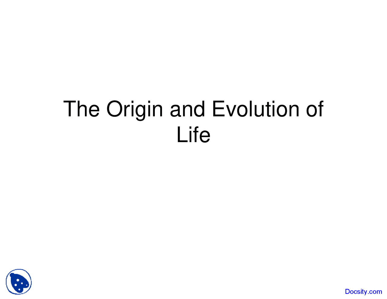 Origin And Evolution Environmental Geology Lecture Slides Slides