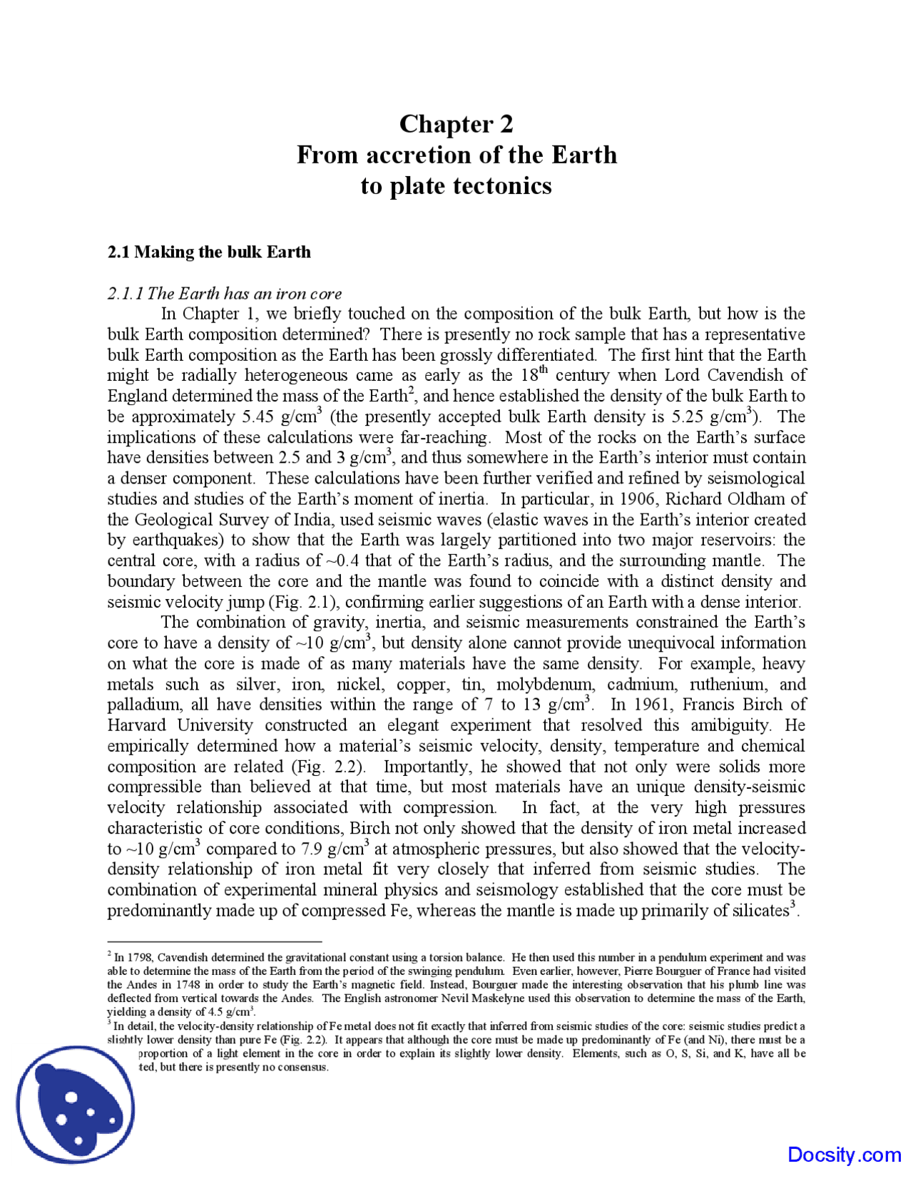 Plate Tectonics Geochemistry I Lecture Notes Docsity